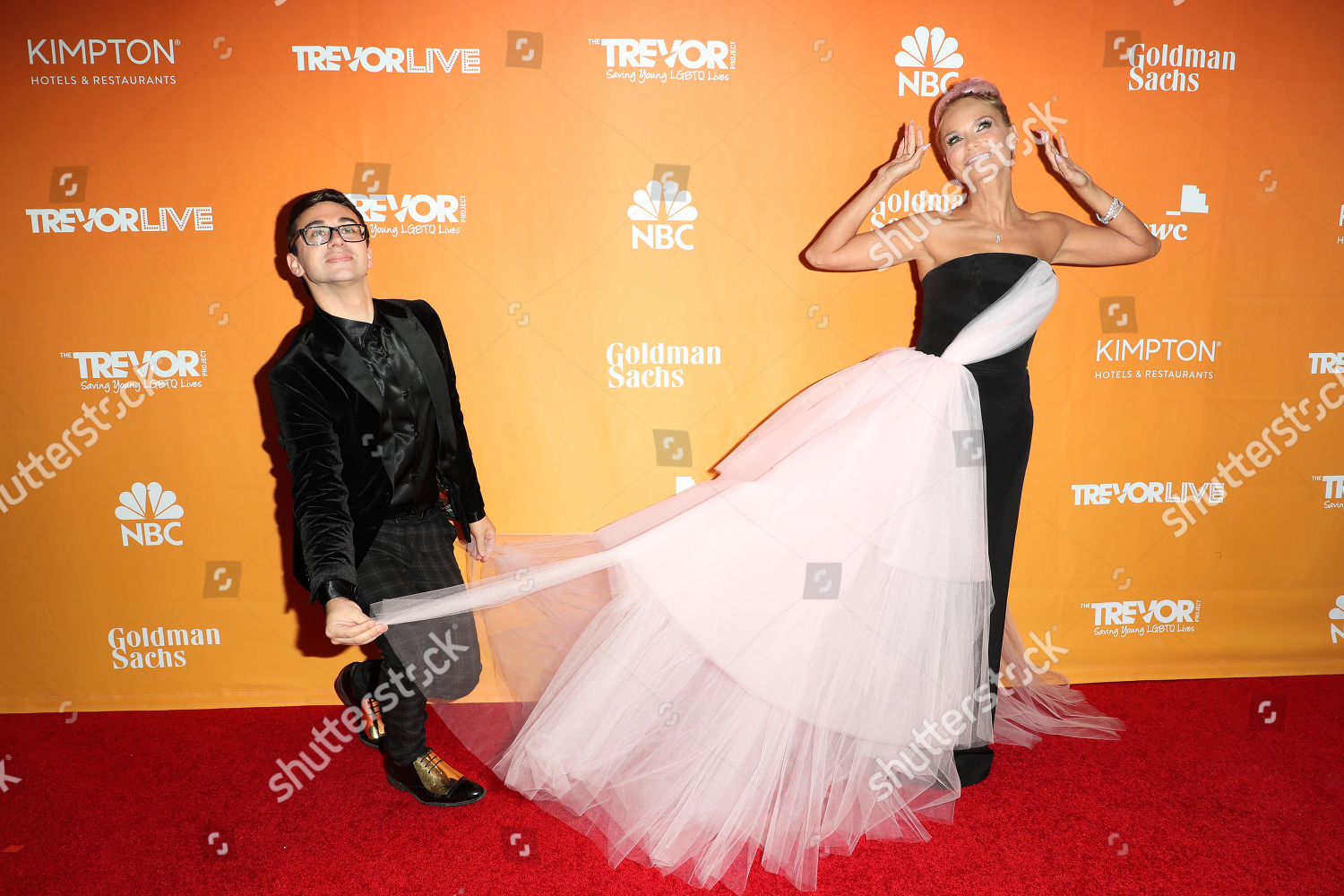 Christian Siriano Kristin Chenoweth Editorial Stock Photo - Stock Image ...
