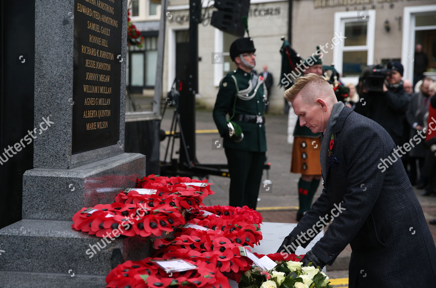 Stephen Gault Lays Wreath Memory His Editorial Stock Photo - Stock ...