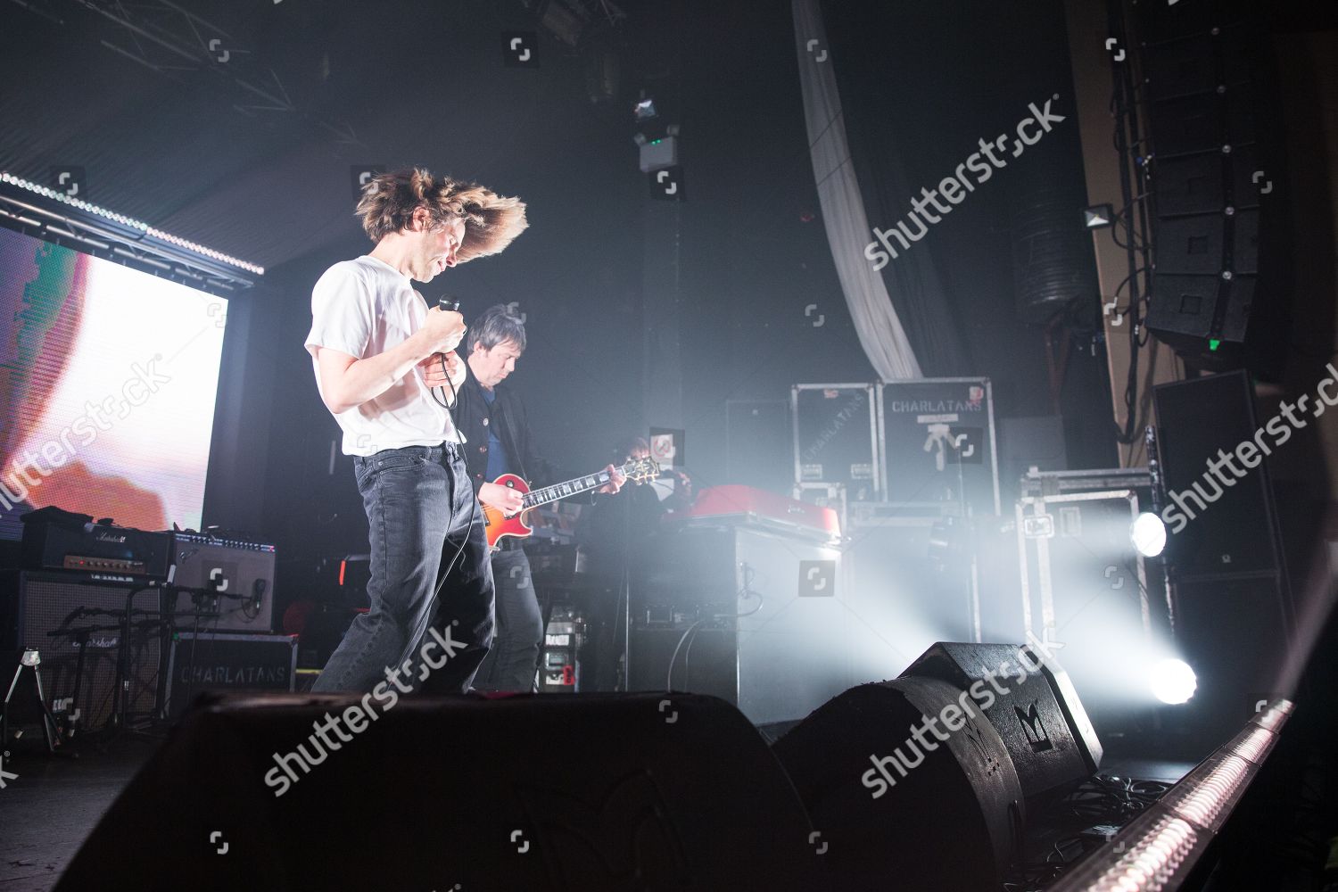 Tim Burgess Mark Collins Charlatans Editorial Stock Photo - Stock Image ...