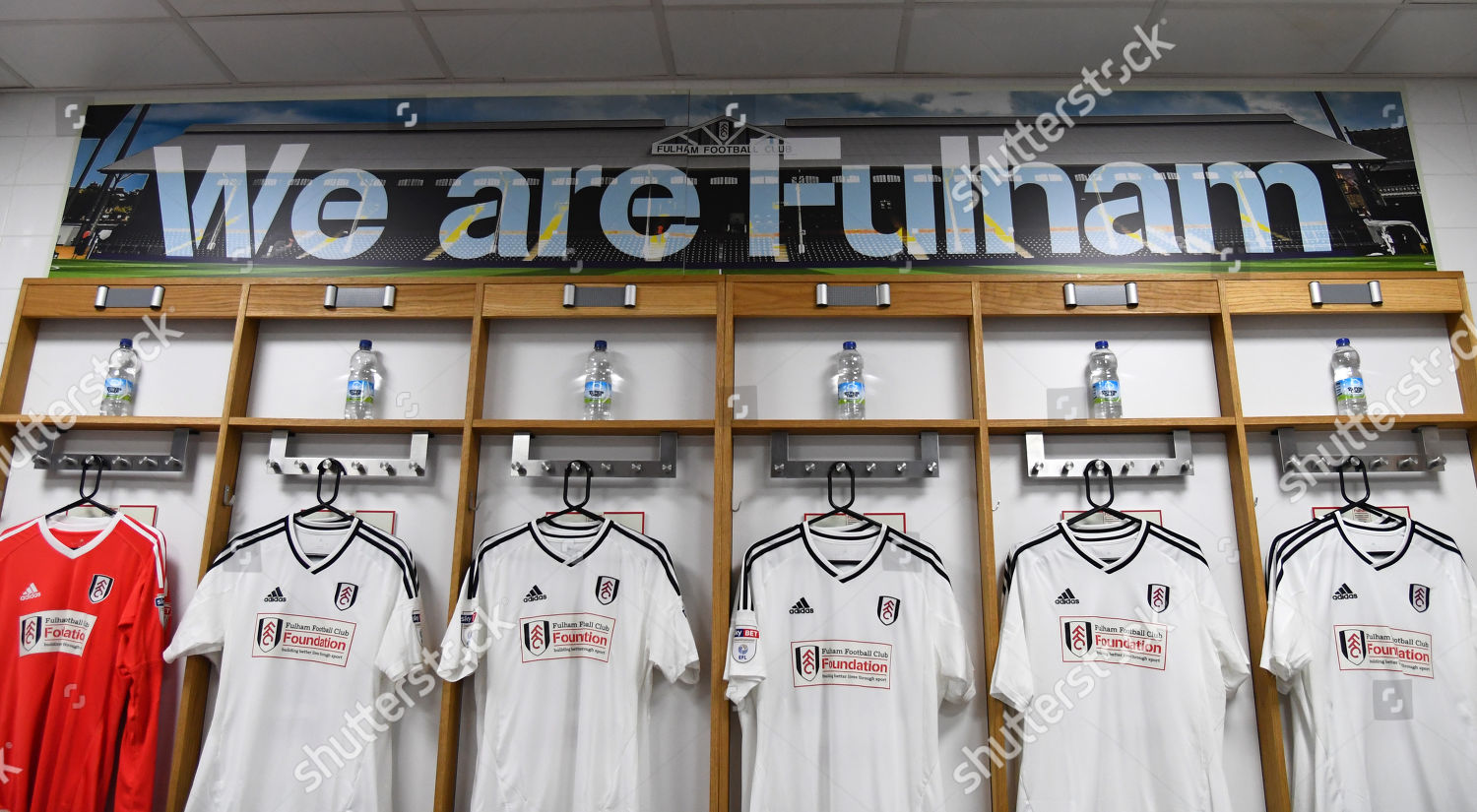 Fulham Shirts Hang Changing Room Todays Editorial Stock Photo - Stock ...
