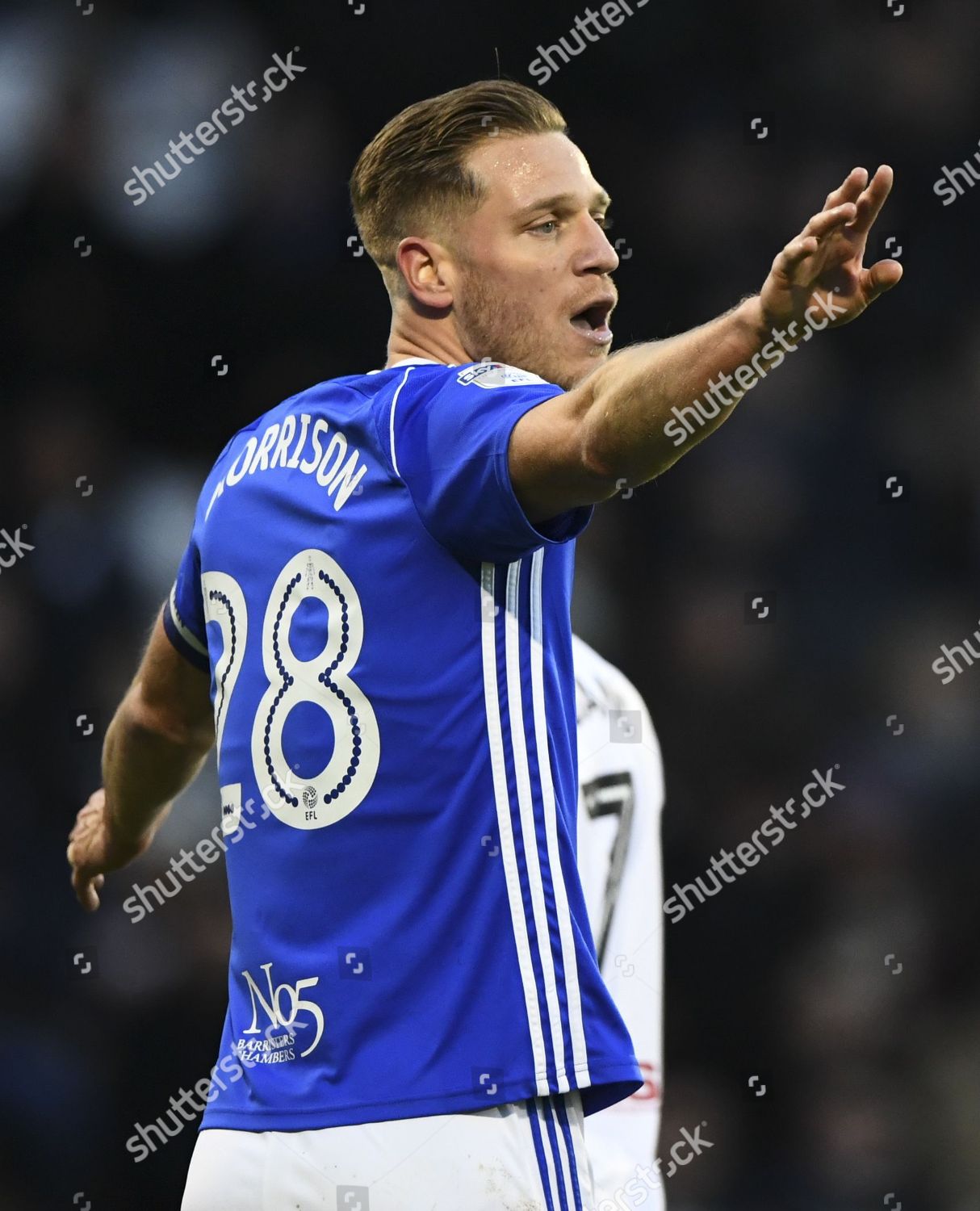 Michael Morrison Birmingham City Editorial Stock Photo - Stock Image ...