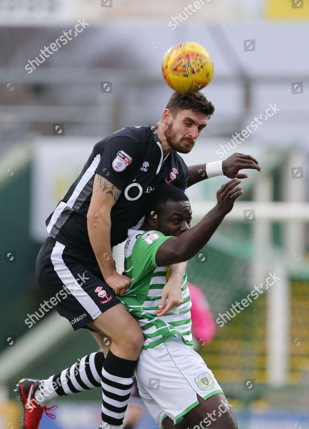 Luke Waterfall Lincoln City Wins Header Editorial Stock Photo - Stock ...