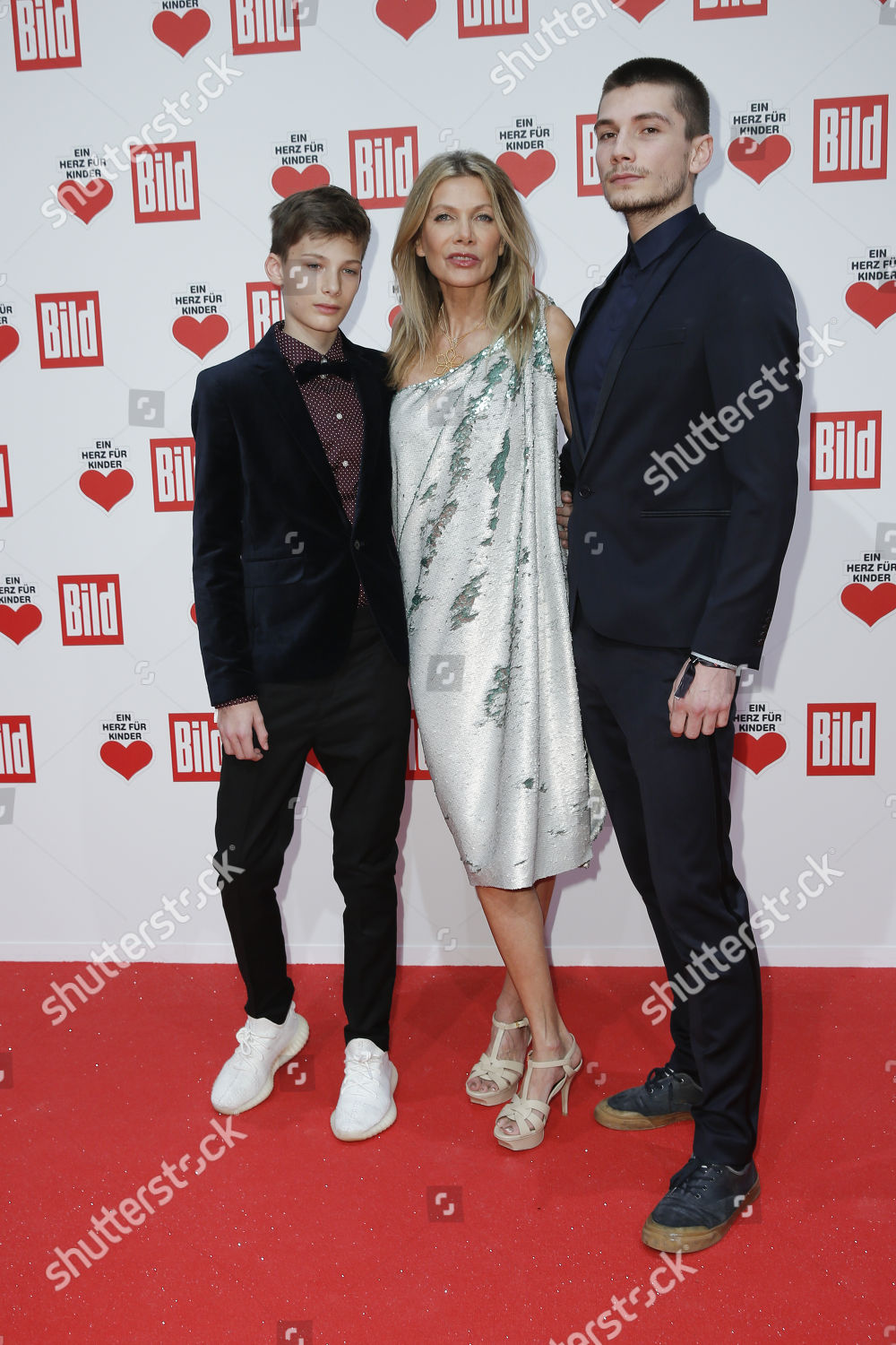 Ursula Karven Kinder Christopher Veres Liam Editorial Stock Photo ...