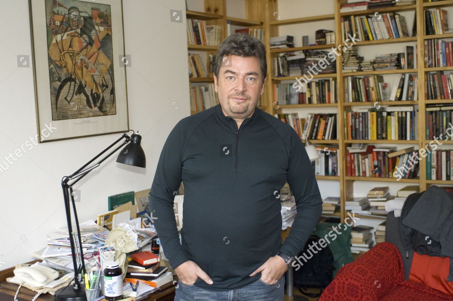 David Aaronovitch His Study Editorial Stock Photo - Stock Image ...