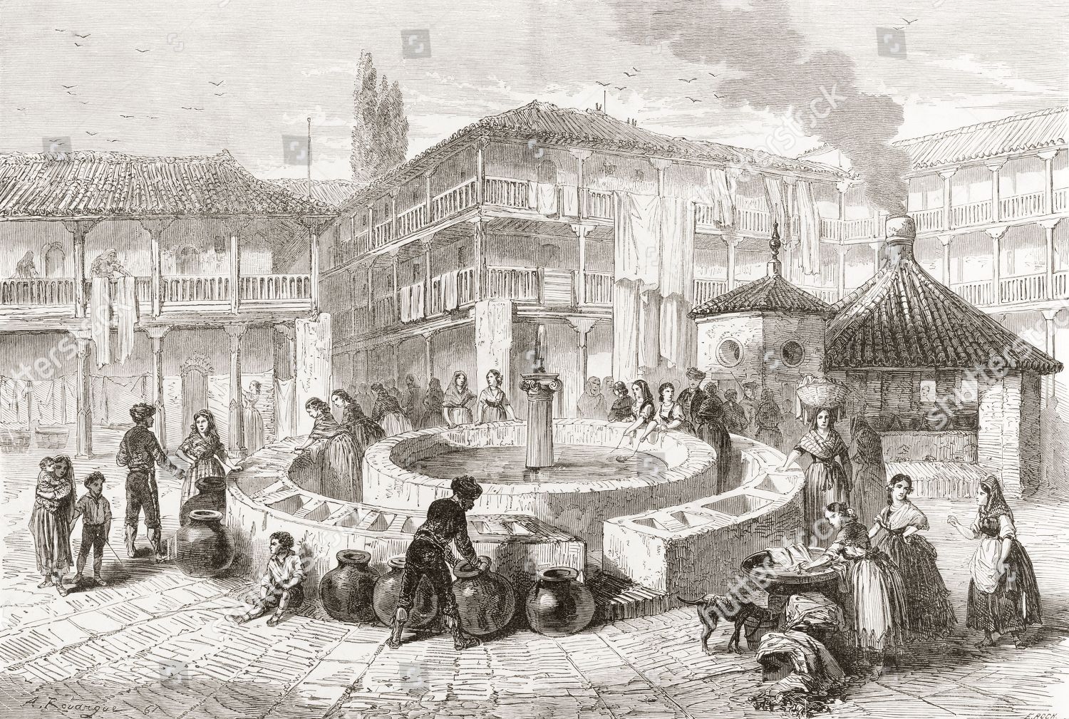 Corral Del Conde Seville Andalusia Spain Editorial Stock Photo - Stock ...