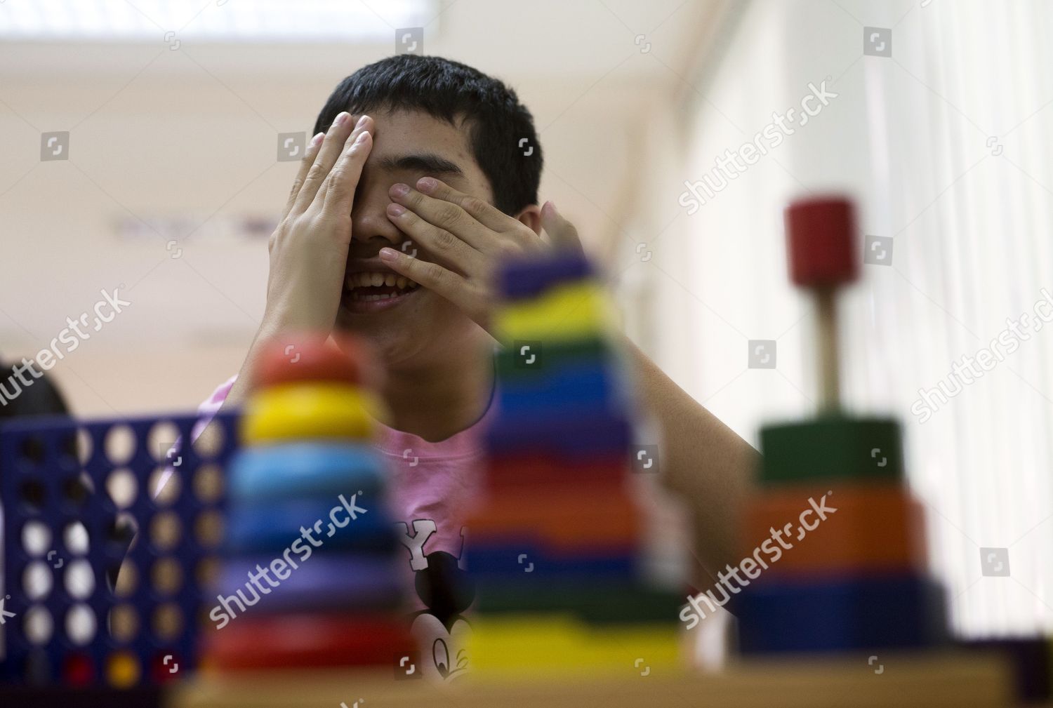 Thai Child Suffering Autism Disorder Reacts Editorial Stock Photo ...
