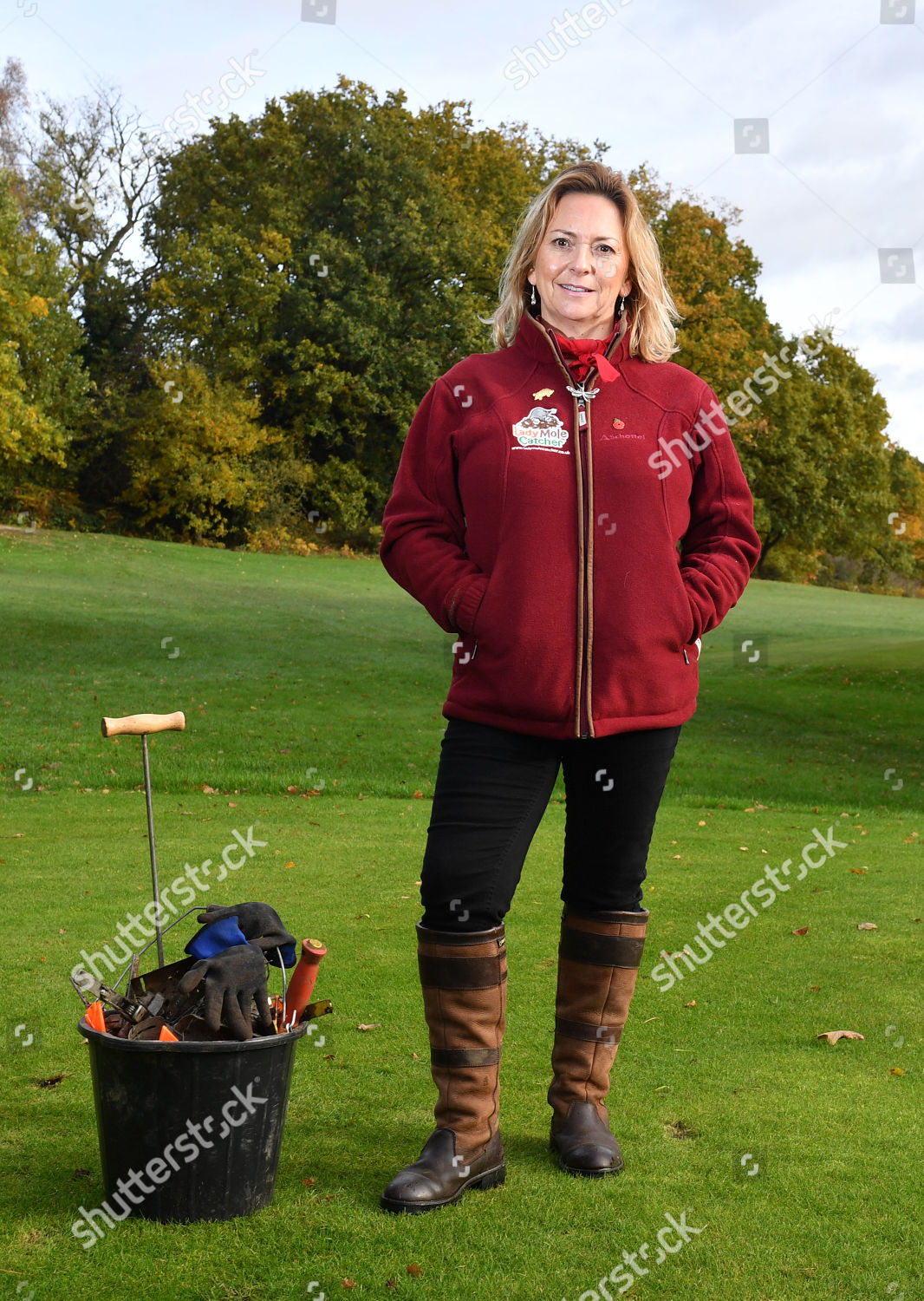 Louise Chapman Lady Mole Catcher Photographed Editorial Stock Photo ...