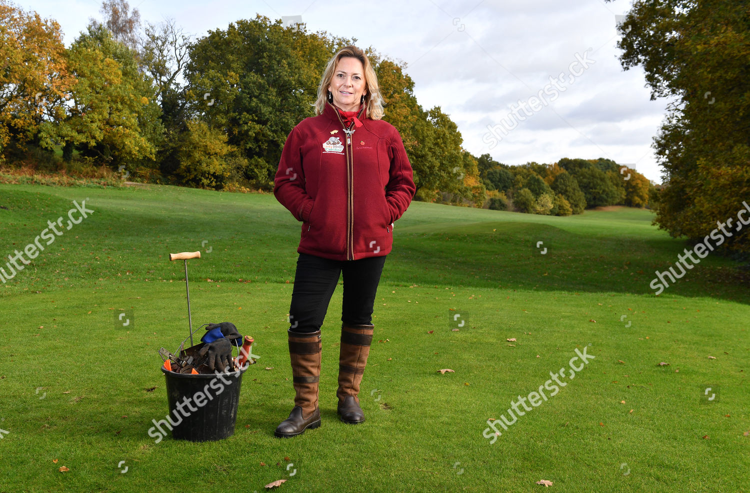 Louise Chapman Lady Mole Catcher Photographed Editorial Stock Photo ...