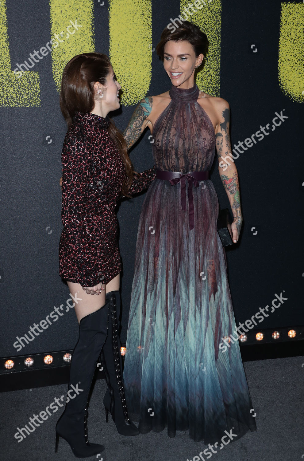 Anna Kendrick Ruby Rose Editorial Stock Photo - Stock Image | Shutterstock