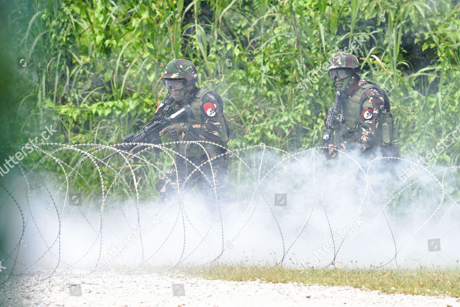 Soldiers Philippines Army Pa Execute Urban Editorial Stock Photo ...