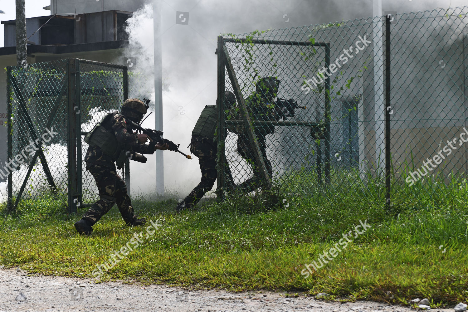 Soldiers Philippines Army Pa Execute Urban Editorial Stock Photo ...