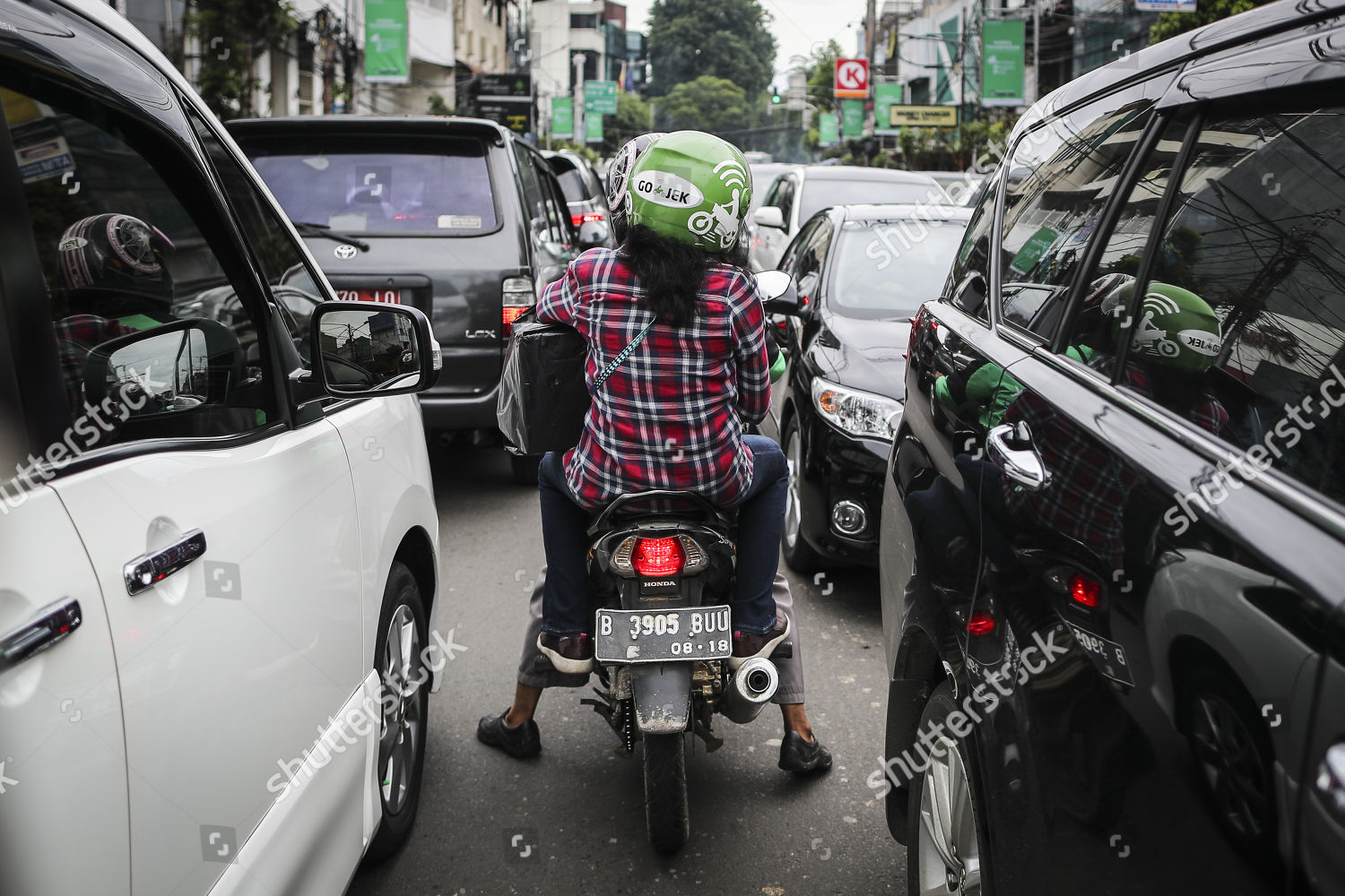 Indonesian Driver Gojek Company His Passanger Editorial Stock Photo ...