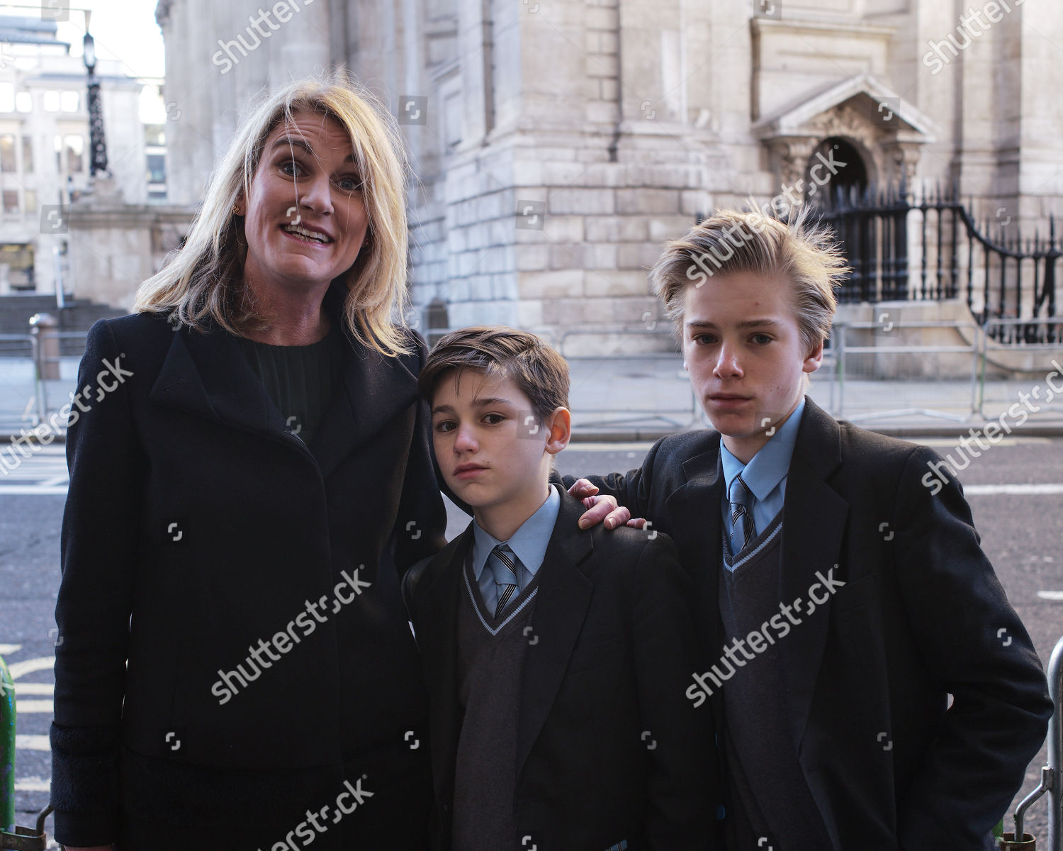 Sally Bercow Her Sons Arrive Grenfell Editorial Stock Photo - Stock ...