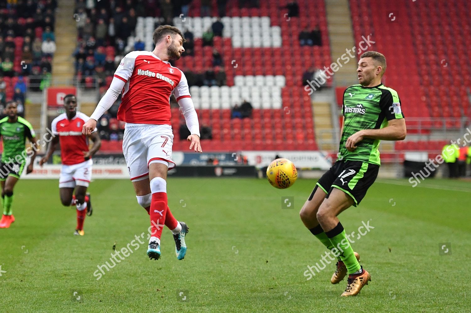 Rotherham United Midfielder Anthony Forde 7 Editorial Stock Photo ...