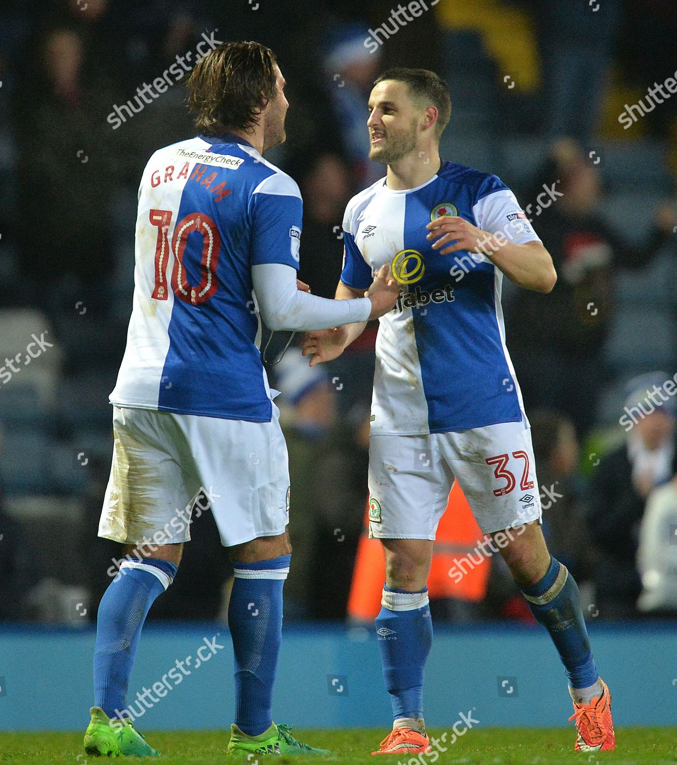 Danny Graham Blackburn Rovers Celebrates Craig Editorial Stock Photo ...