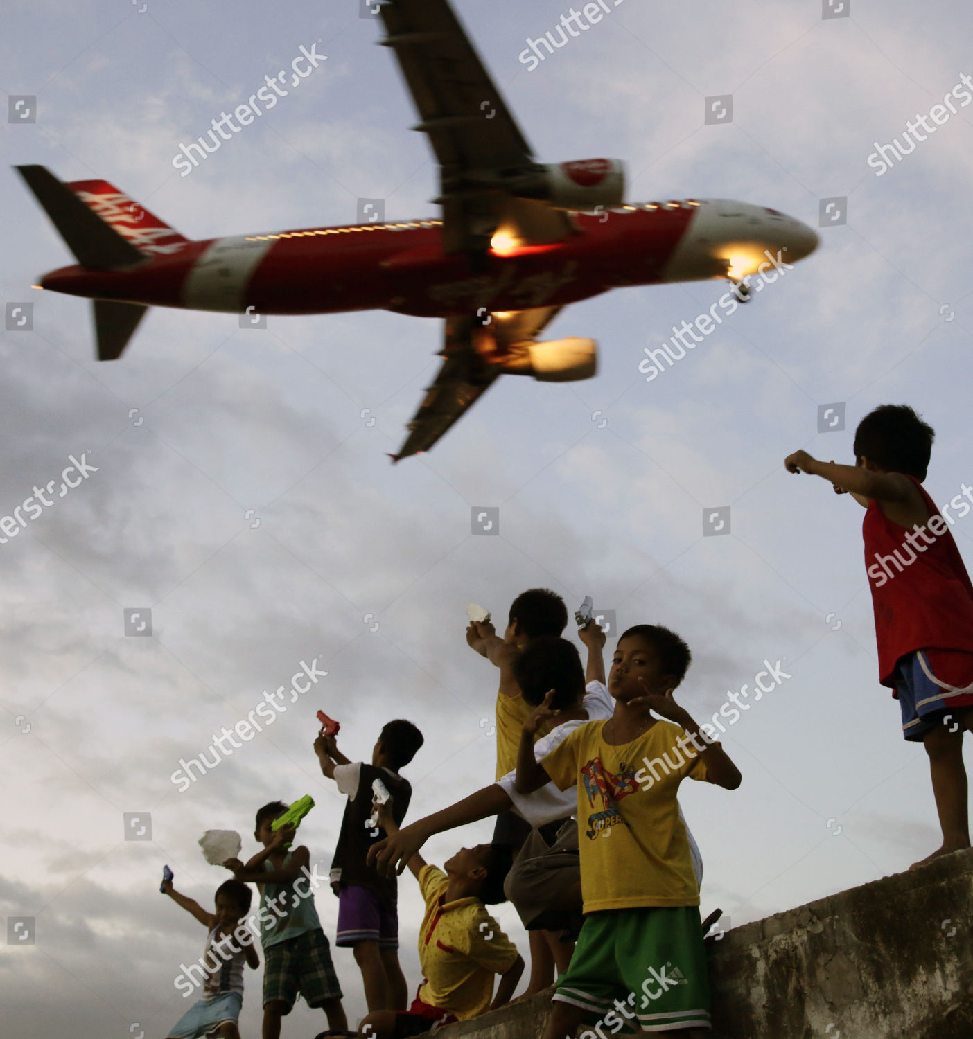 Filipino Children Play They Doing Caroling Editorial Stock Photo ...