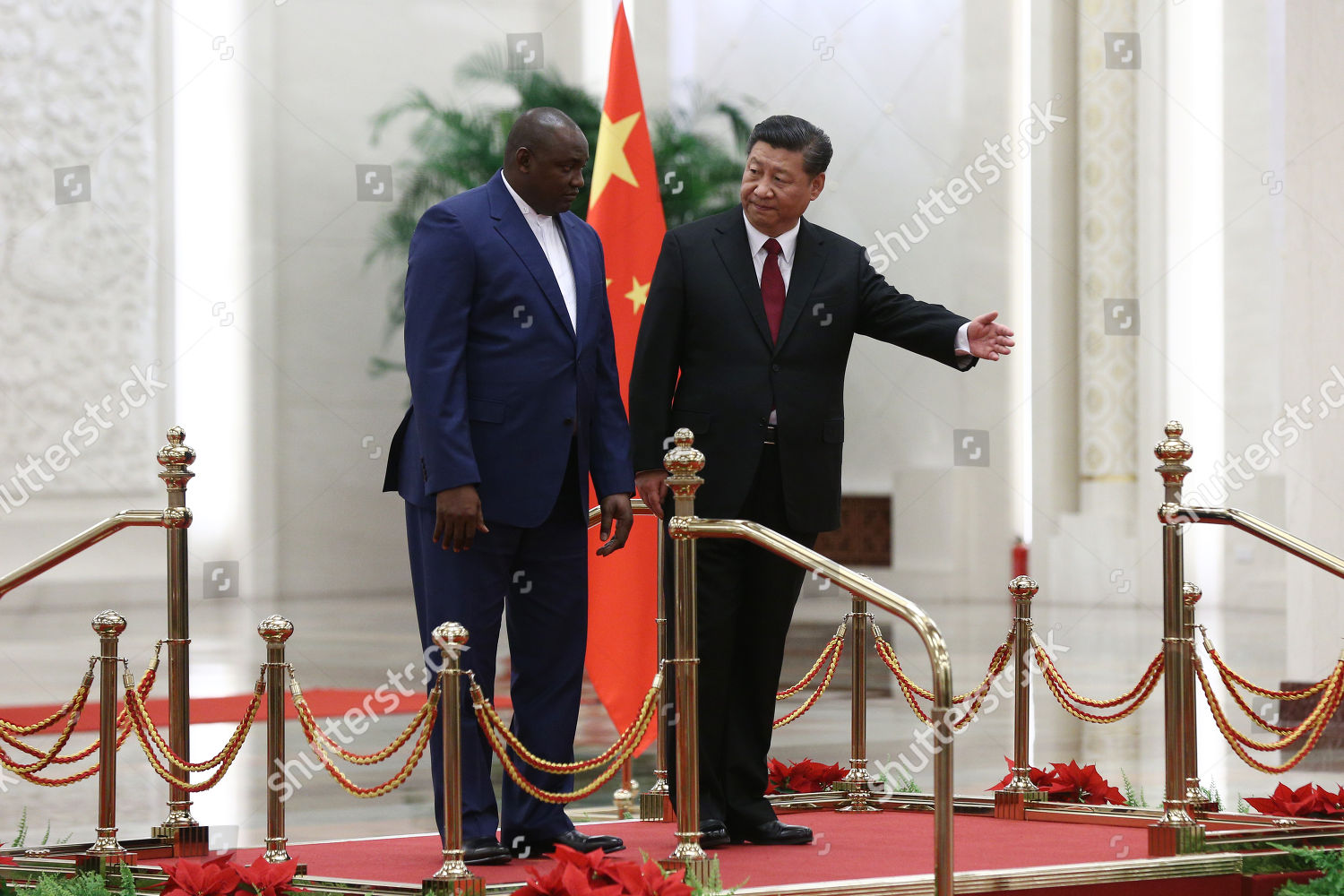 Chinese President Xi Jinping R Gestures Editorial Stock Photo - Stock ...