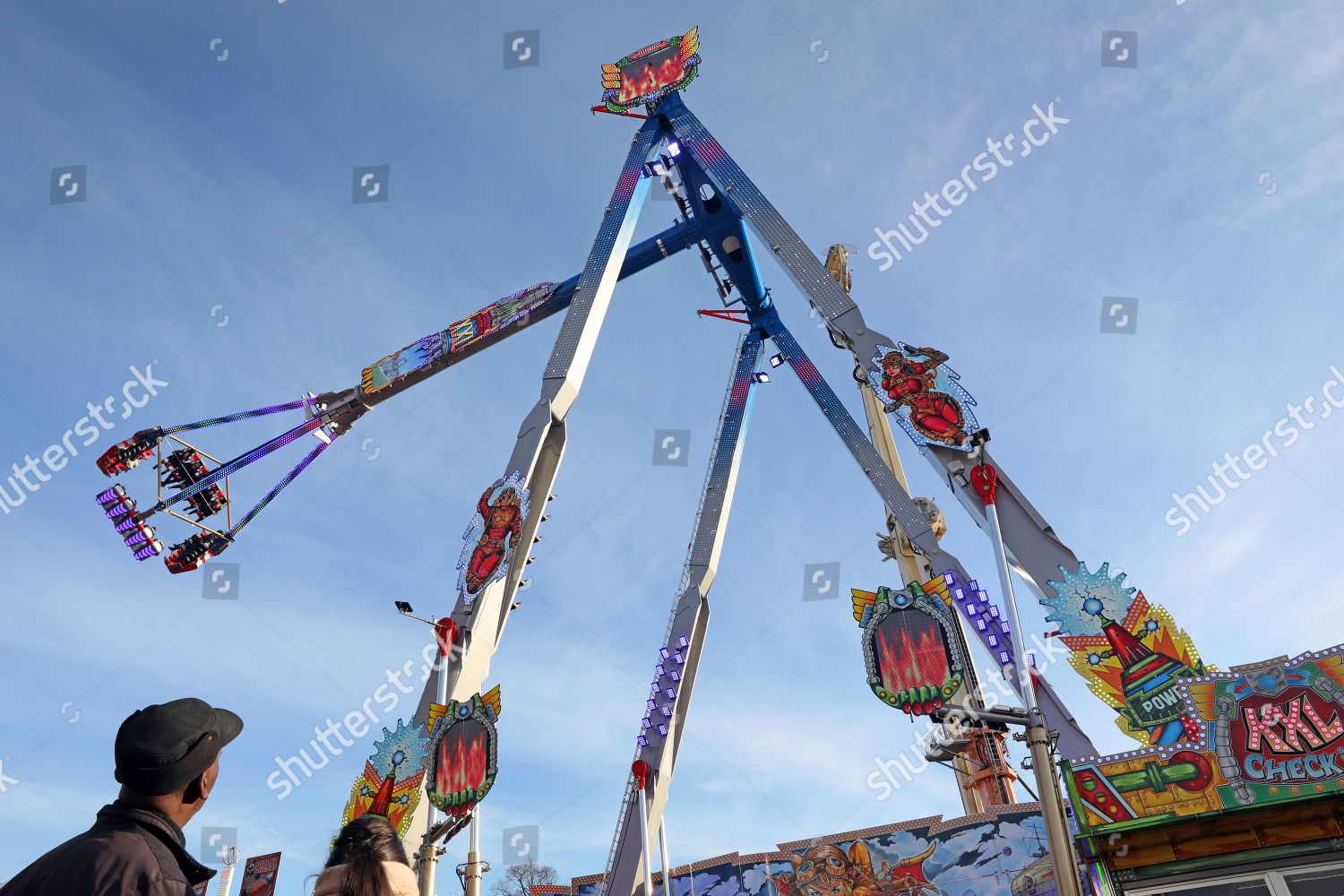 Rides Attractions Winter Wonderland Which Open Editorial Stock Photo ...