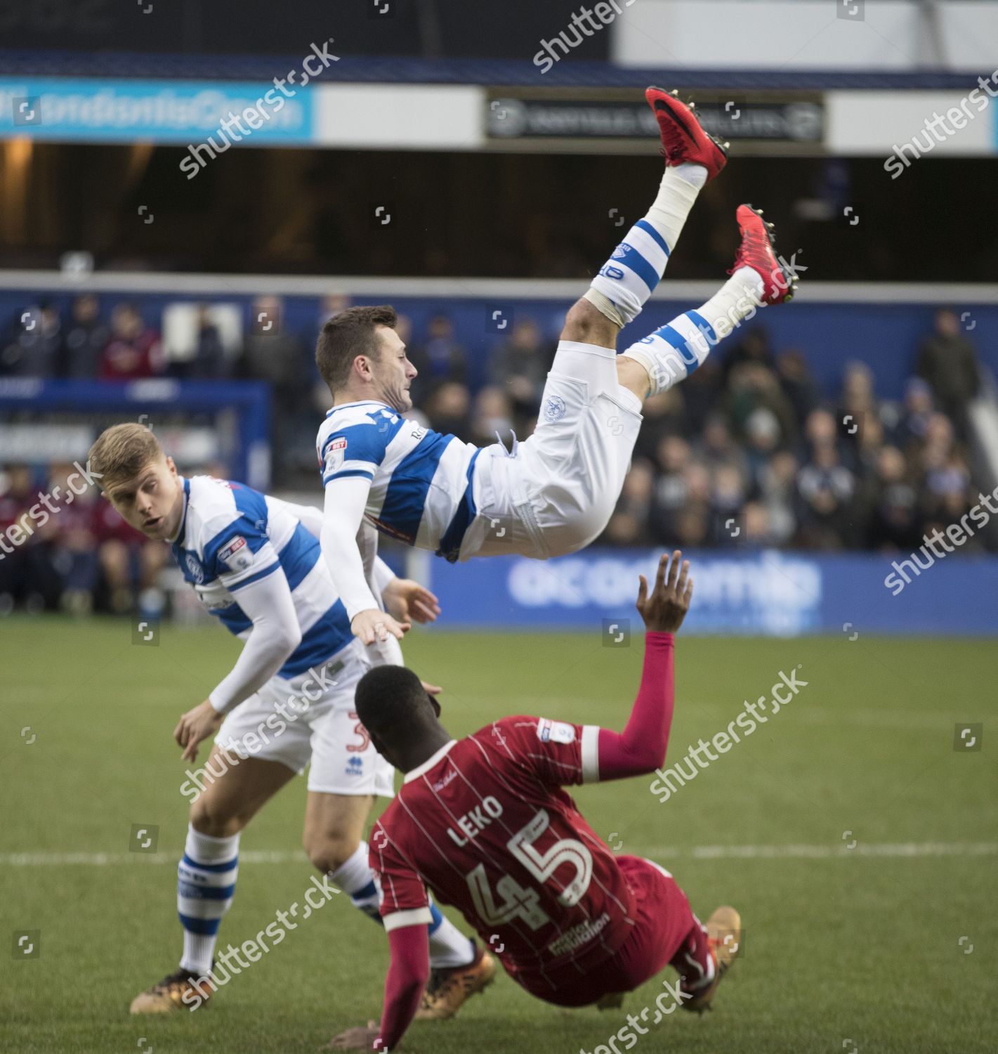 Josh Scowen Qpr Goes Flying Jonathan Editorial Stock Photo - Stock ...