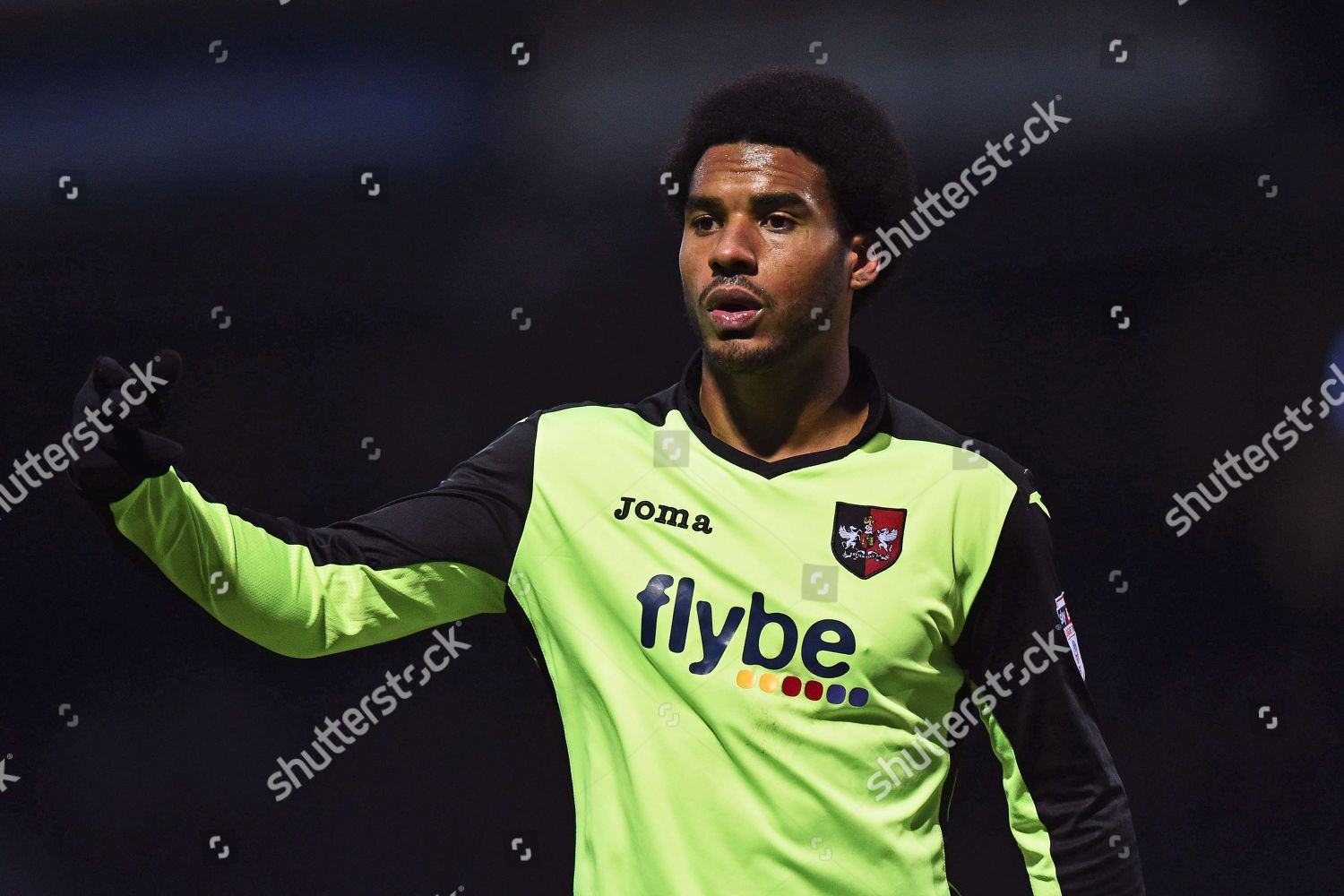 Reuben Reid 33 Exeter City During Editorial Stock Photo - Stock Image ...