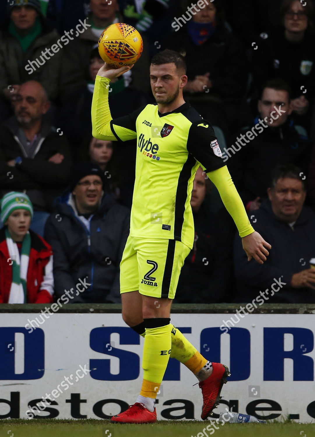 Pierce Sweeney Exeter City Takes Throw Editorial Stock Photo - Stock ...