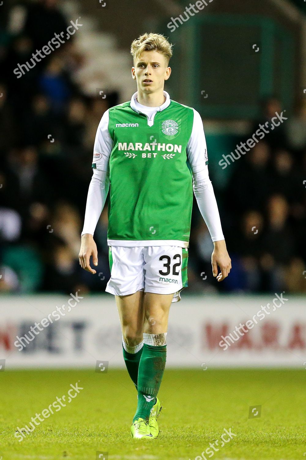Goal Scorer Oli Shaw 32 Hibernian Editorial Stock Photo - Stock Image ...