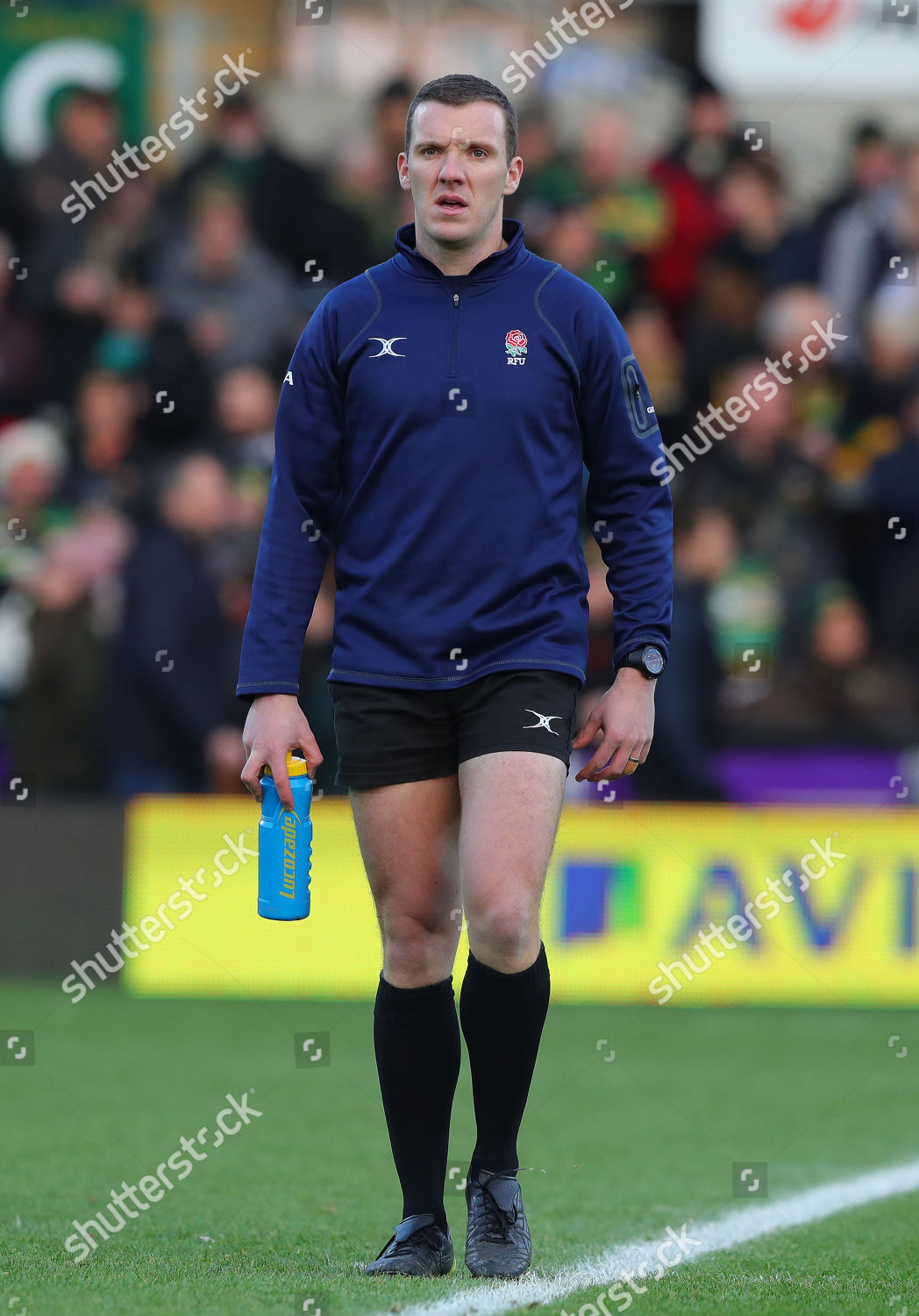 Referee Tom Foley During Aviva Premiership Editorial Stock Photo ...