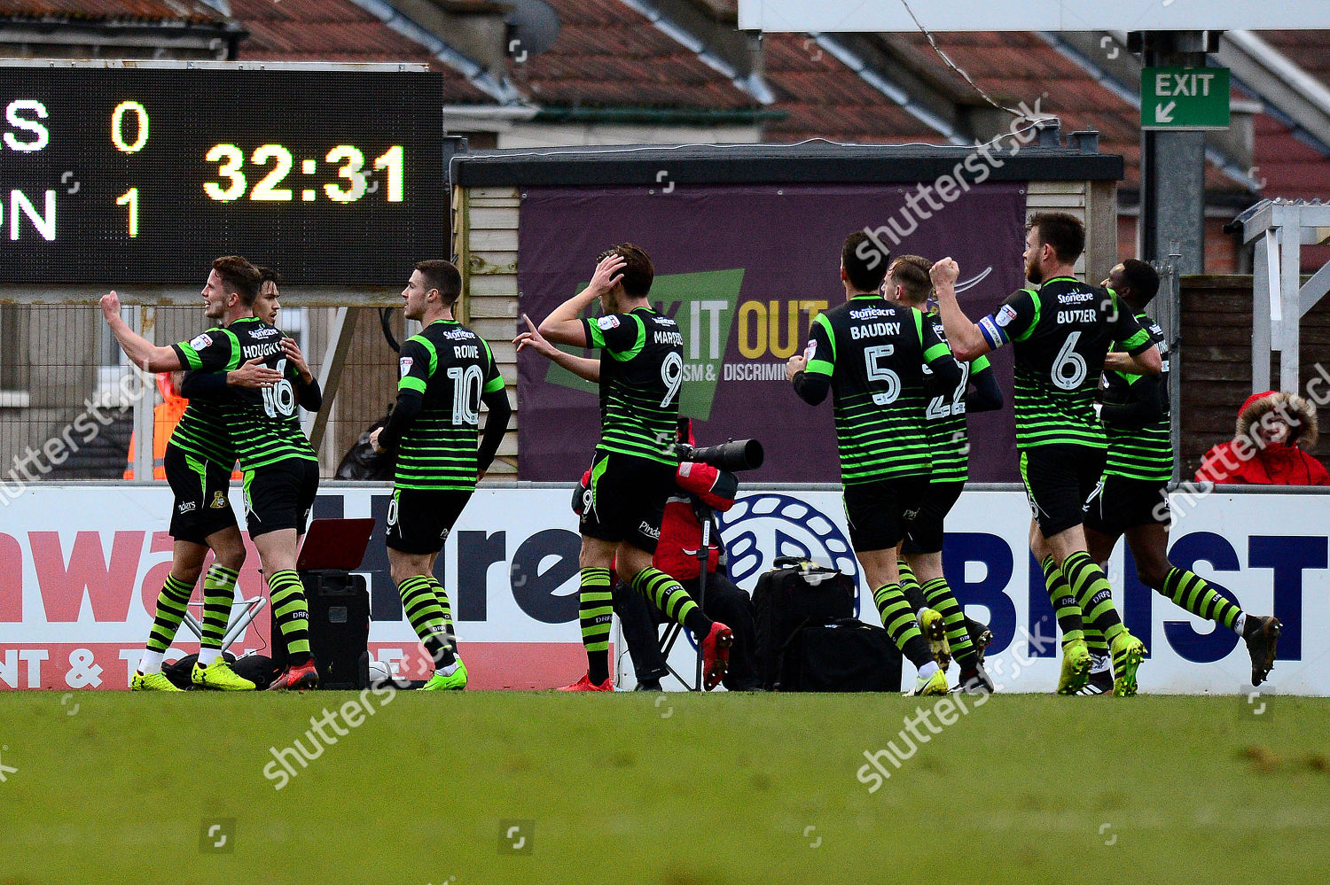 Niall Mason Celebrates His Goal Team Editorial Stock Photo - Stock ...