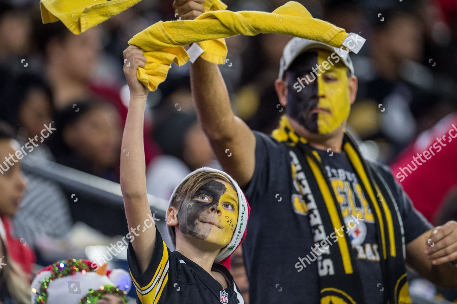 Pittsburgh Steelers Fans Wave Their Terrible Editorial Stock Photo ...