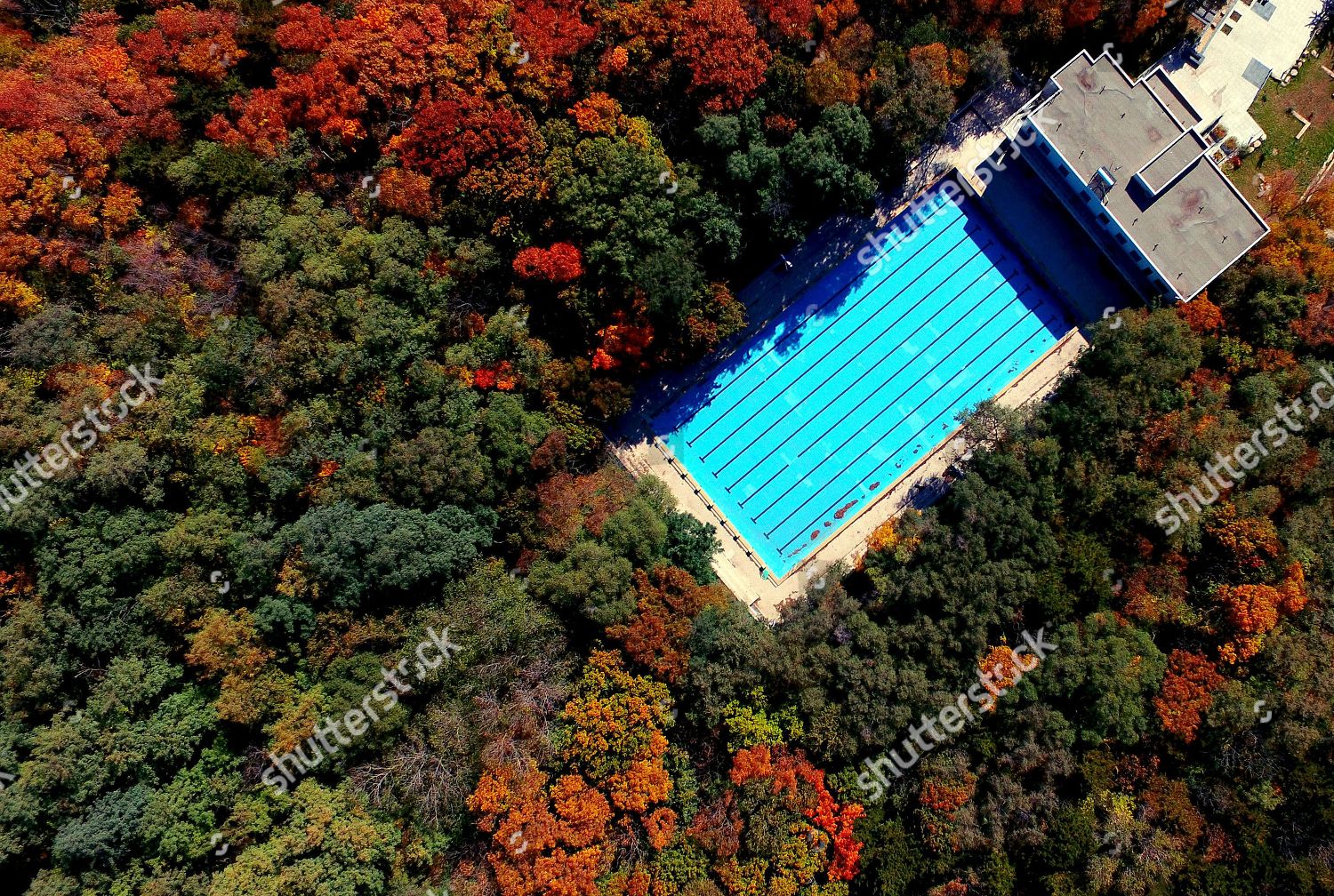Most Beautiful Swimming Pool Northeast Chinas Editorial Stock Photo ...