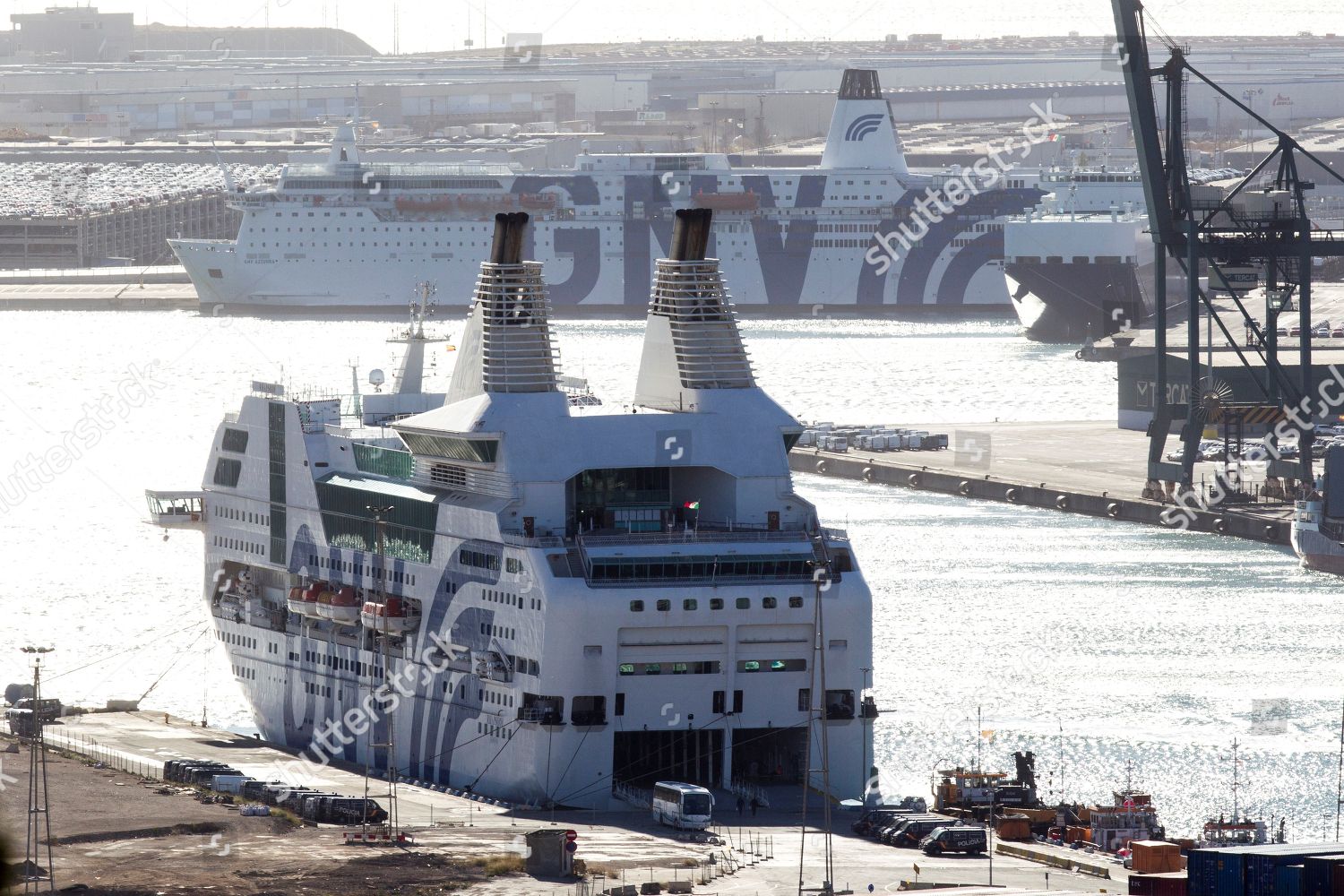Cruise Ships Rhapsody C Gnv Azzurra Editorial Stock Photo - Stock Image ...