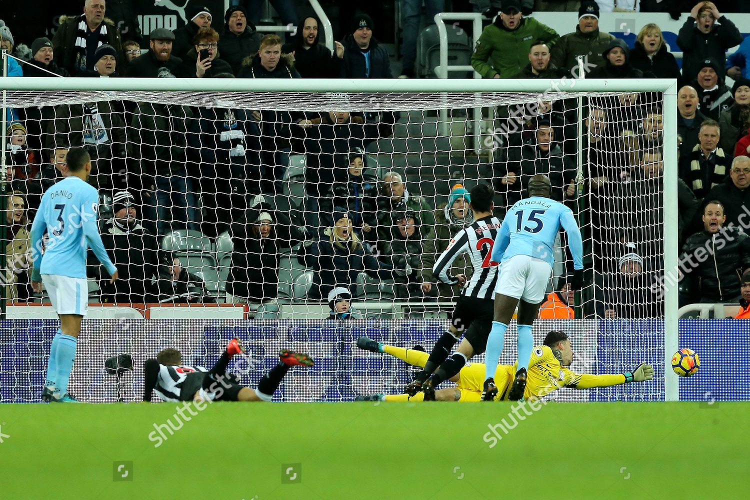 Ederson 31 Manchester City Dives Full Editorial Stock Photo - Stock ...