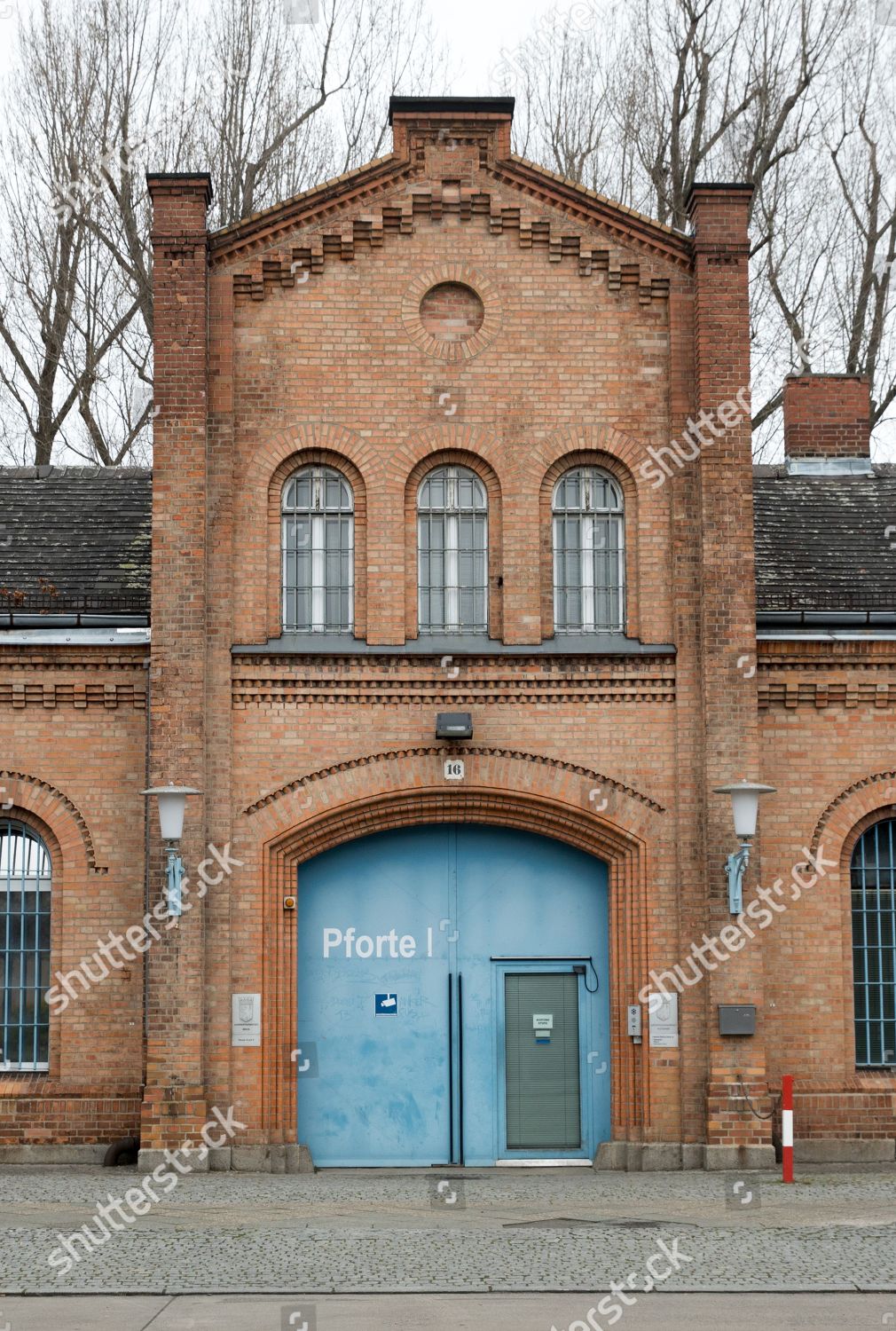 Main Entrance Old Part Ploetzensee Prison Editorial Stock Photo - Stock ...