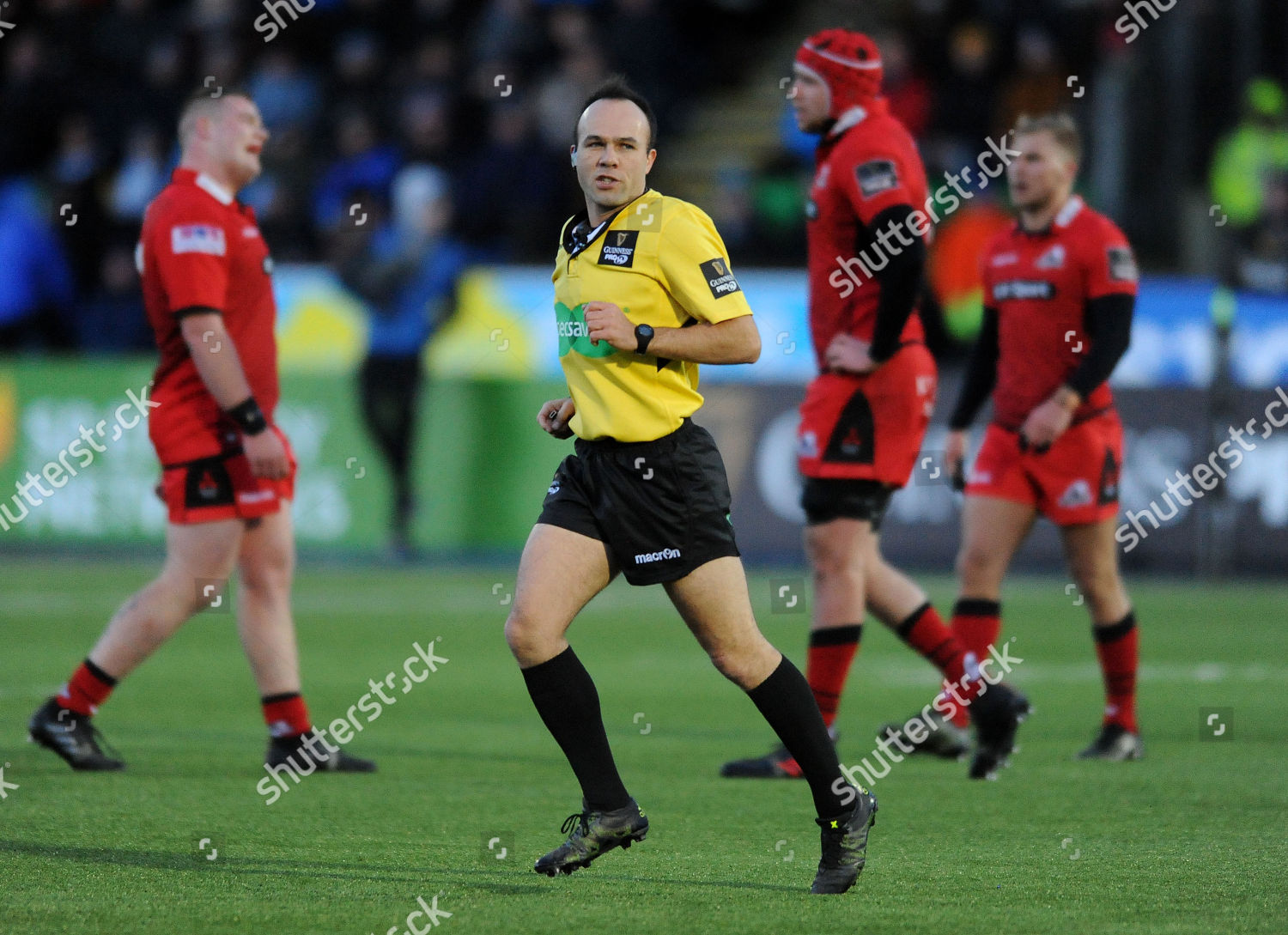 Mike Adamson Referee Scotland Glasgow Warriors Editorial Stock Photo ...
