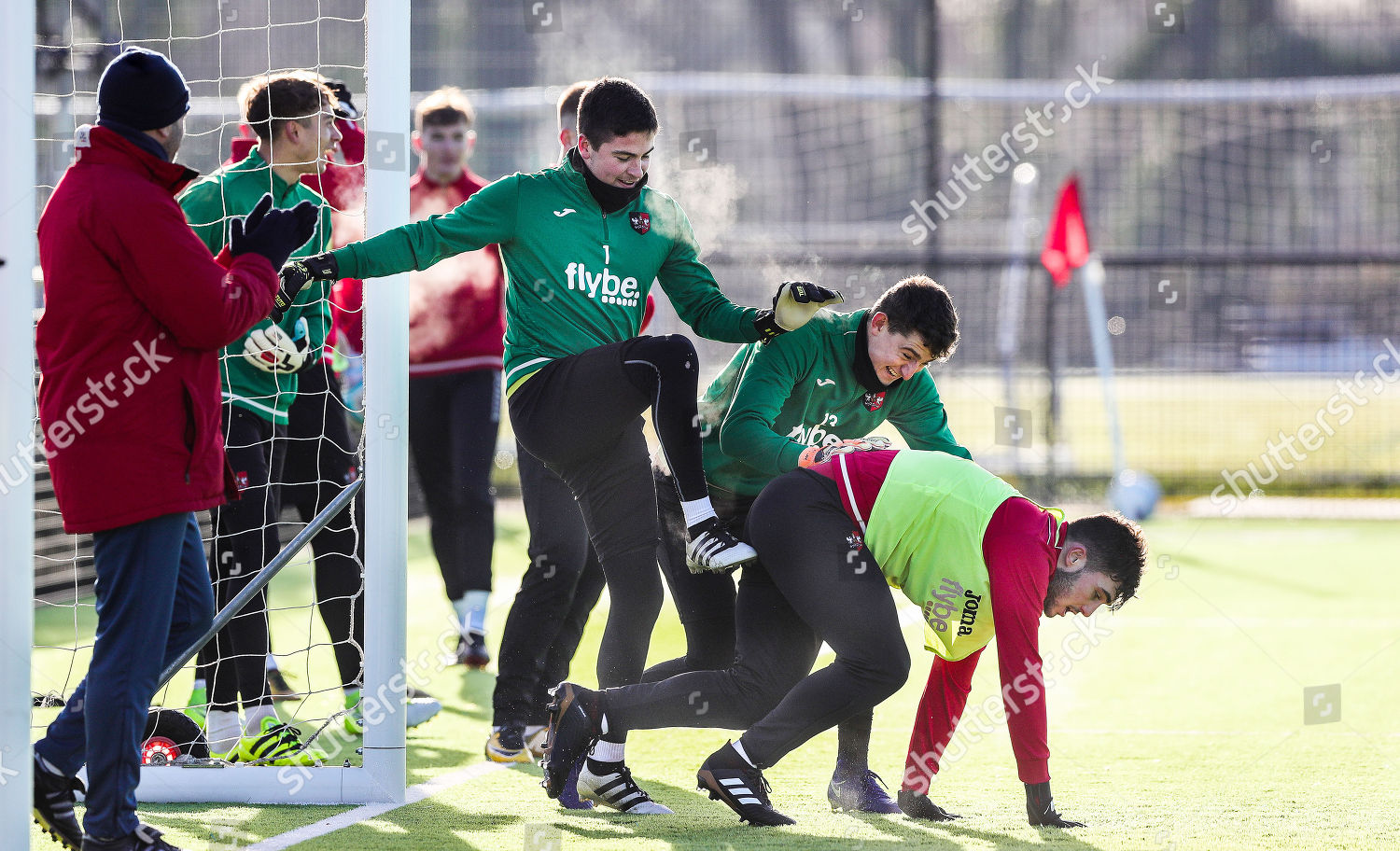 Hi Jinks Jordan Mooretaylor Exeter City Editorial Stock Photo - Stock ...