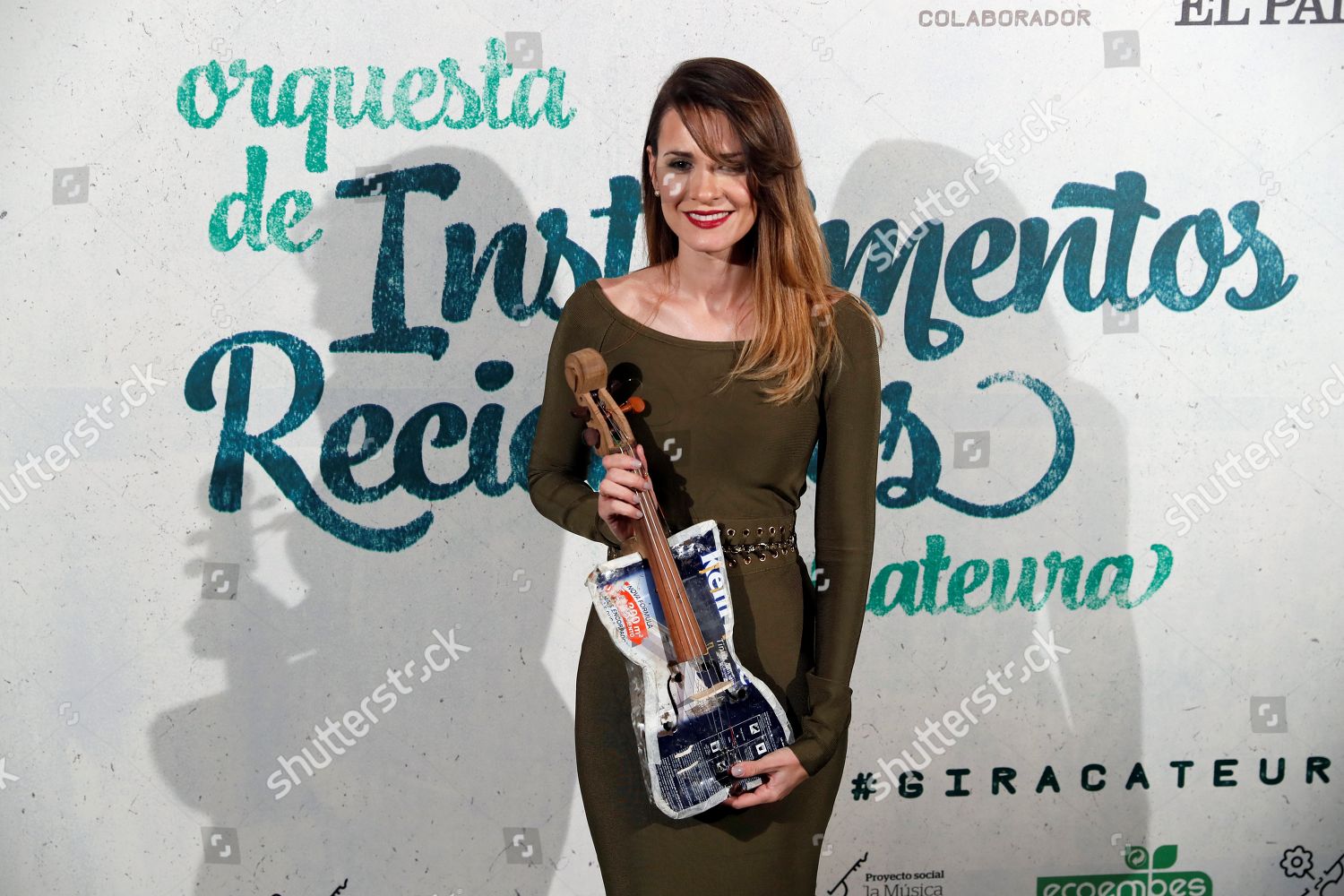 Spanish Actress Elena Ballesteros Poses Photographers Editorial Stock ...