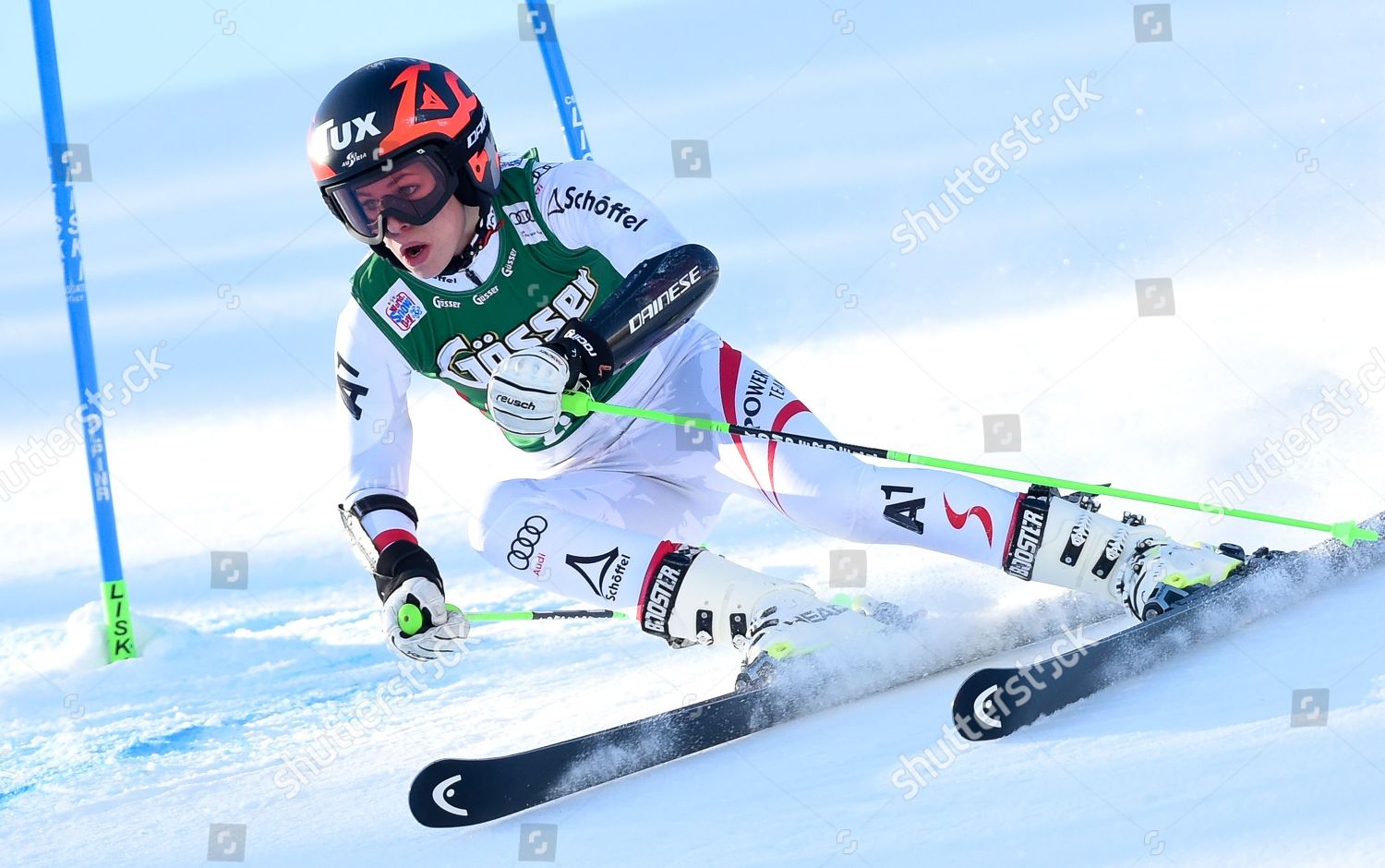 Stephanie Brunner Austria Clears Gate During Editorial Stock Photo ...