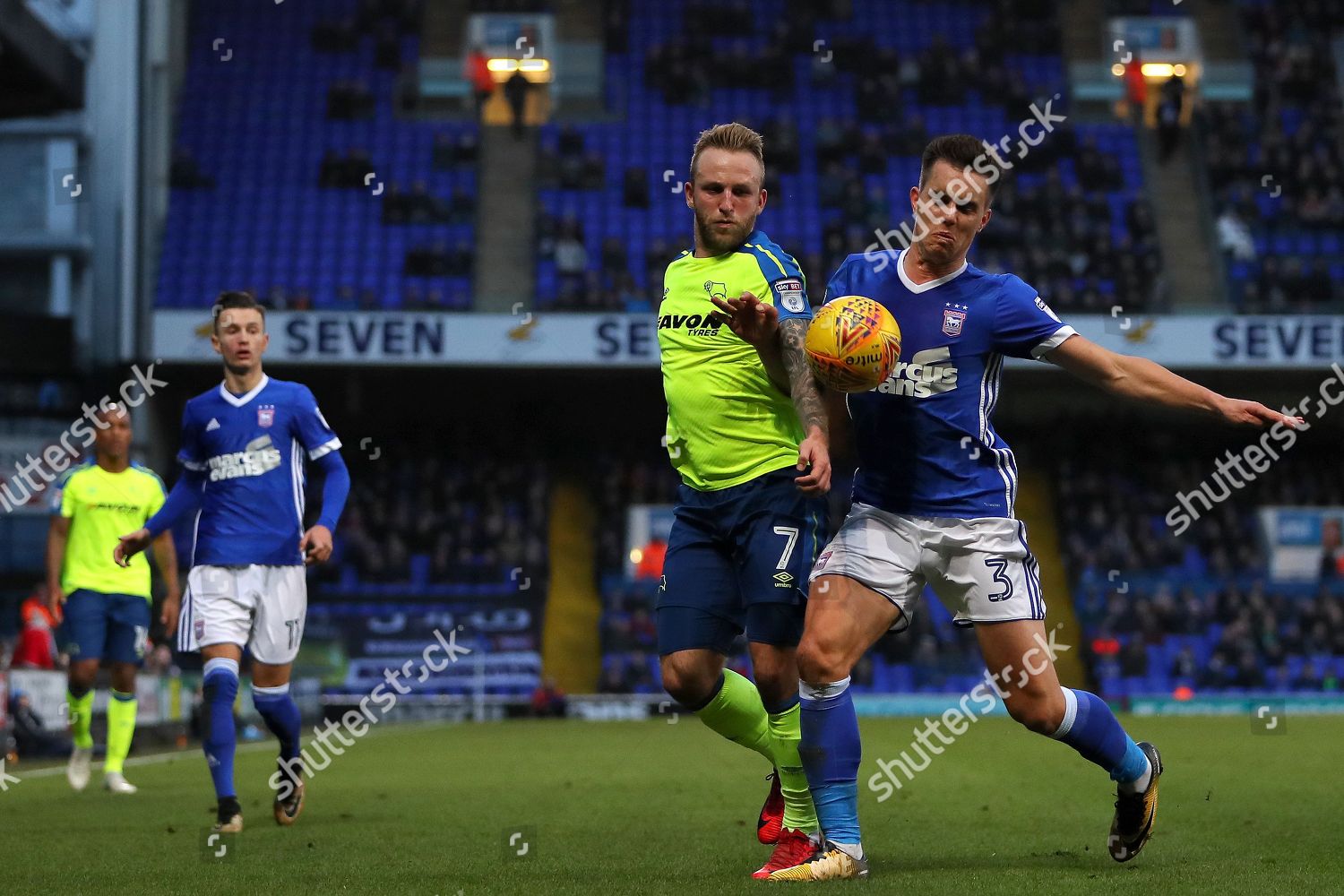 Jonas Knudsen Ipswich Town Johnny Russell Editorial Stock Photo - Stock ...