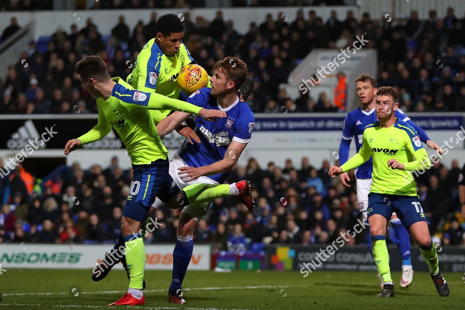 Adam Webster Ipswich Town Battles Curtis Editorial Stock Photo - Stock ...