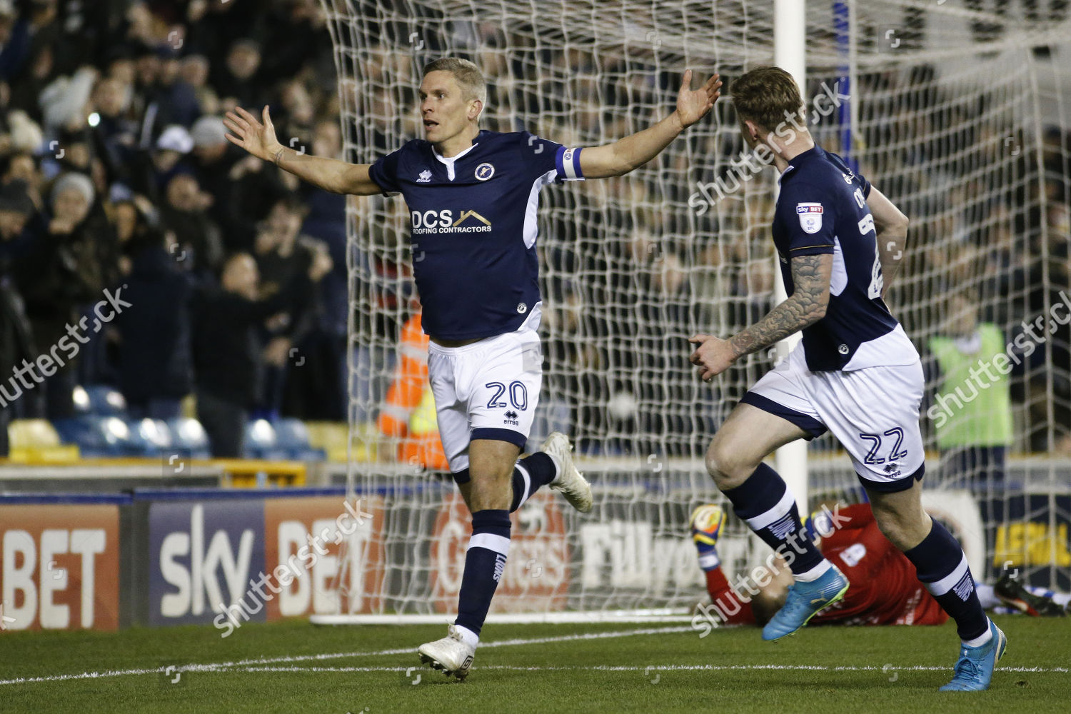 Goal Celebrations Steve Morison Millwall During Editorial Stock Photo ...