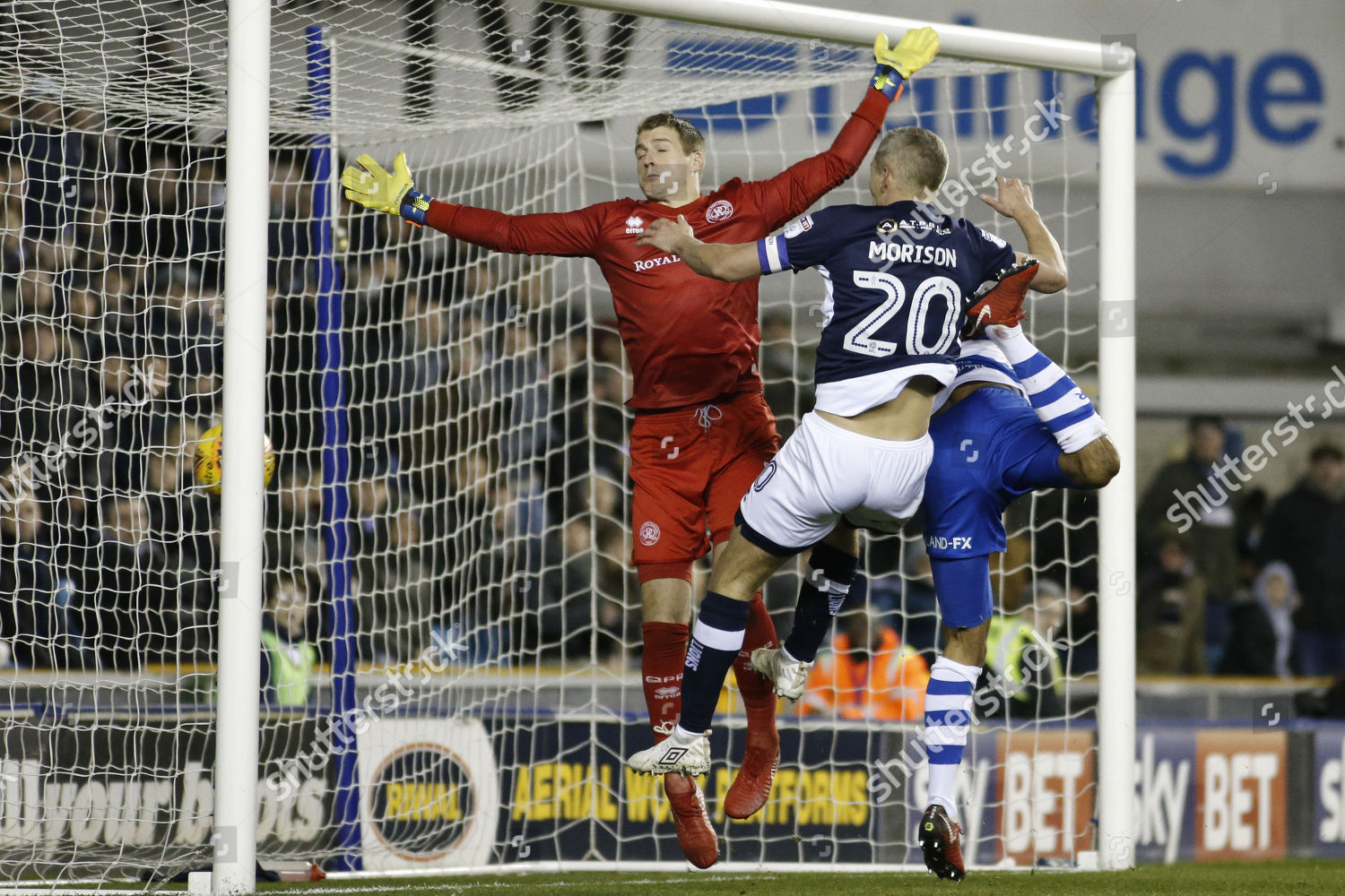 Goal Celebrations Steve Morison Millwall During Editorial Stock Photo ...