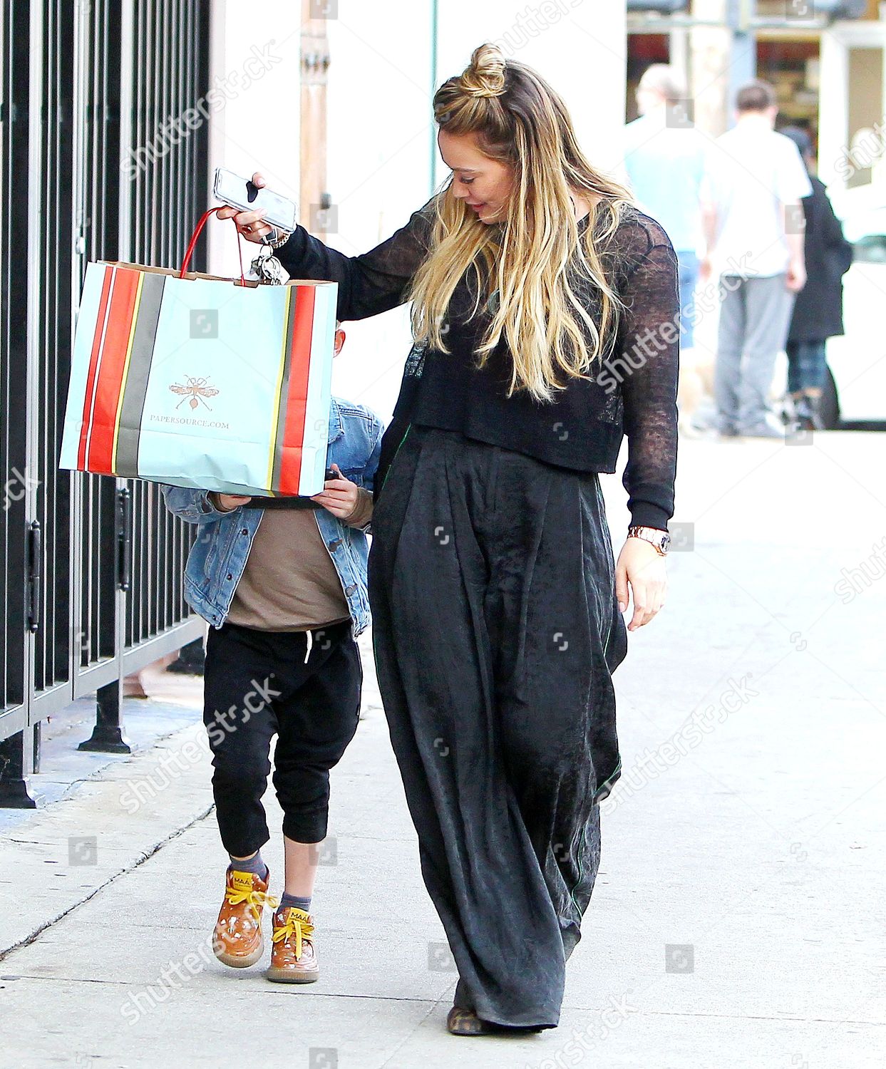 Hilary Duff Luca Cruz Comrie Editorial Stock Photo - Stock Image ...