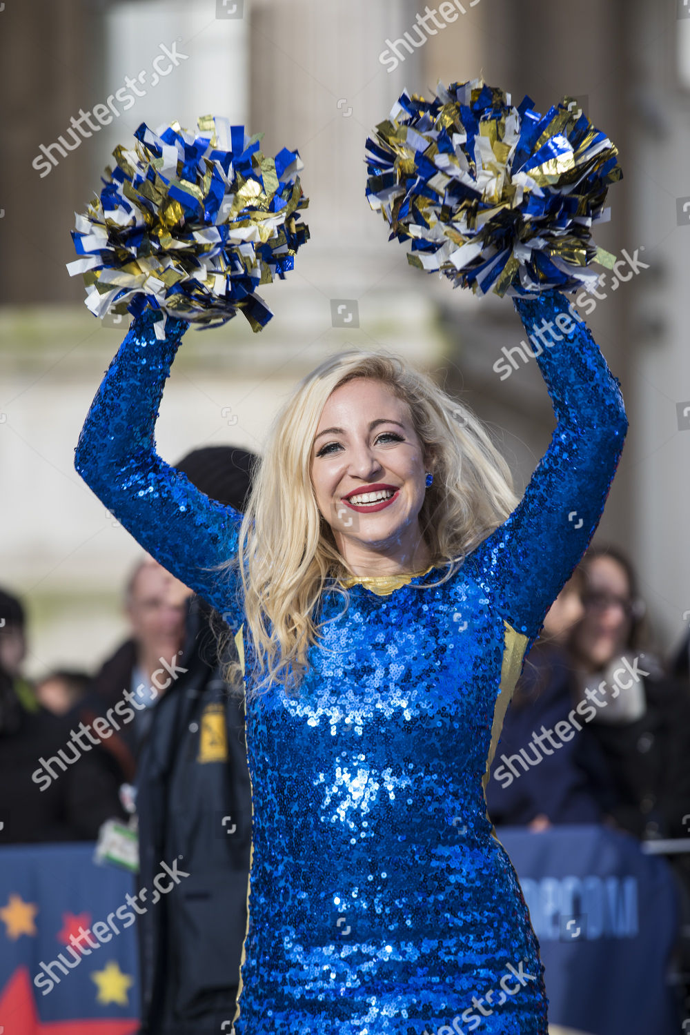 Cheerleaders Mcneese State University Marching Band Editorial Stock