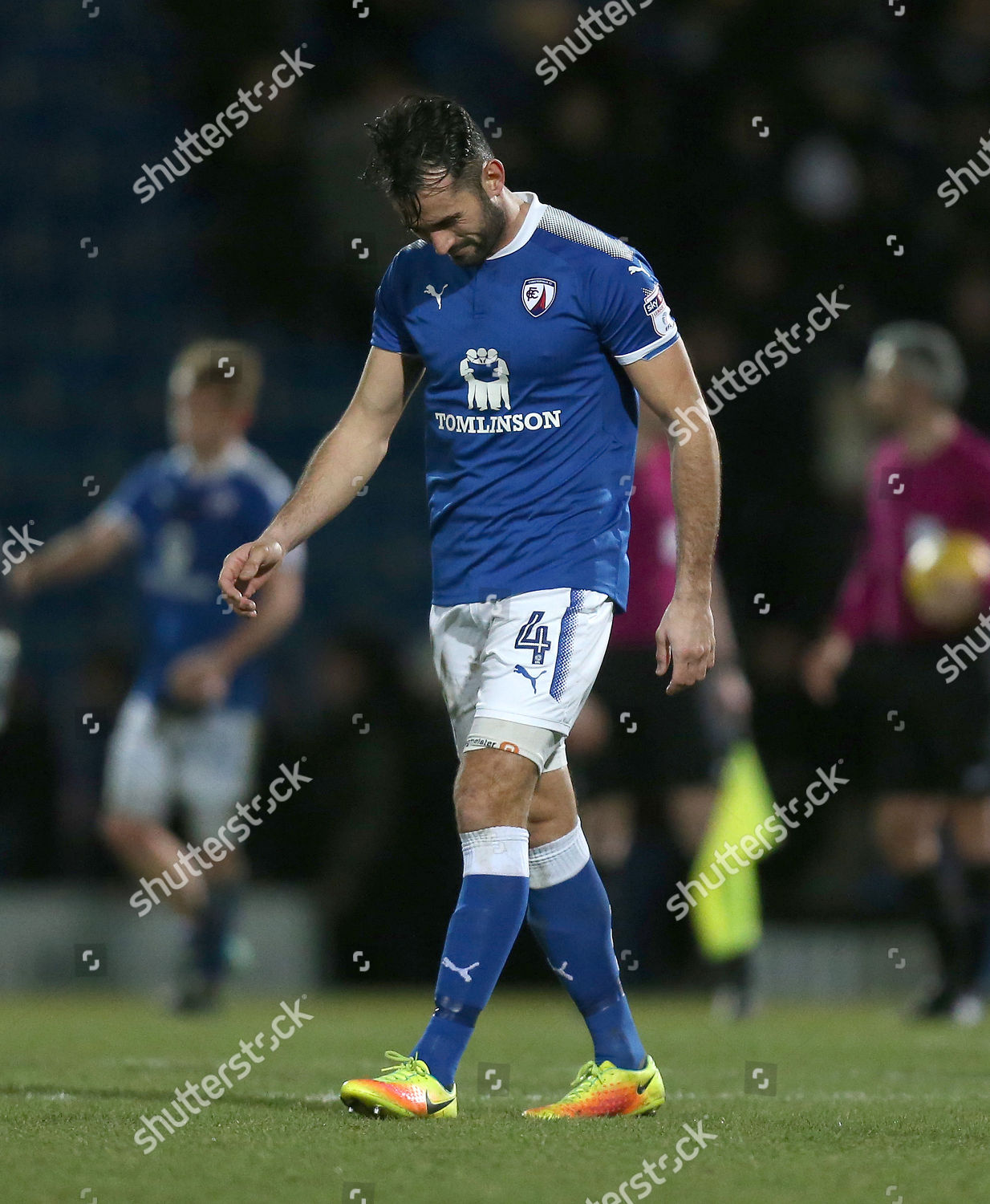 Chesterfields Sam Hird Shows Frustration Editorial Stock Photo - Stock ...