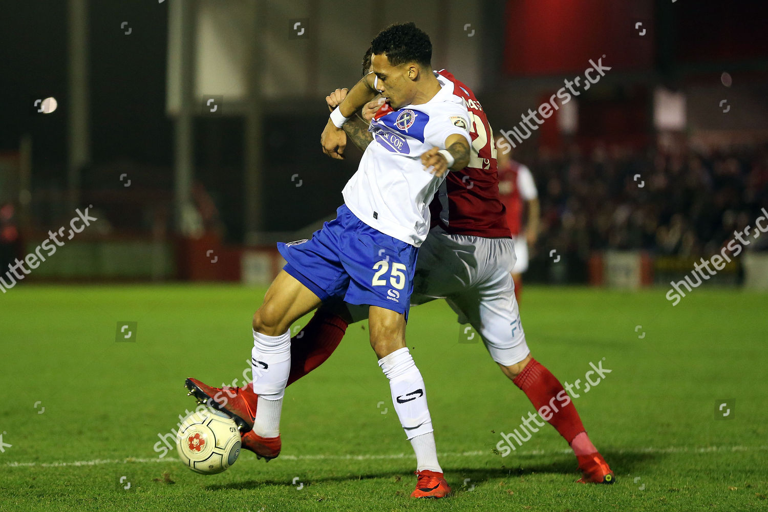 Sam Magri Ebbsfleet Corey Whitely Dagenham Editorial Stock Photo ...