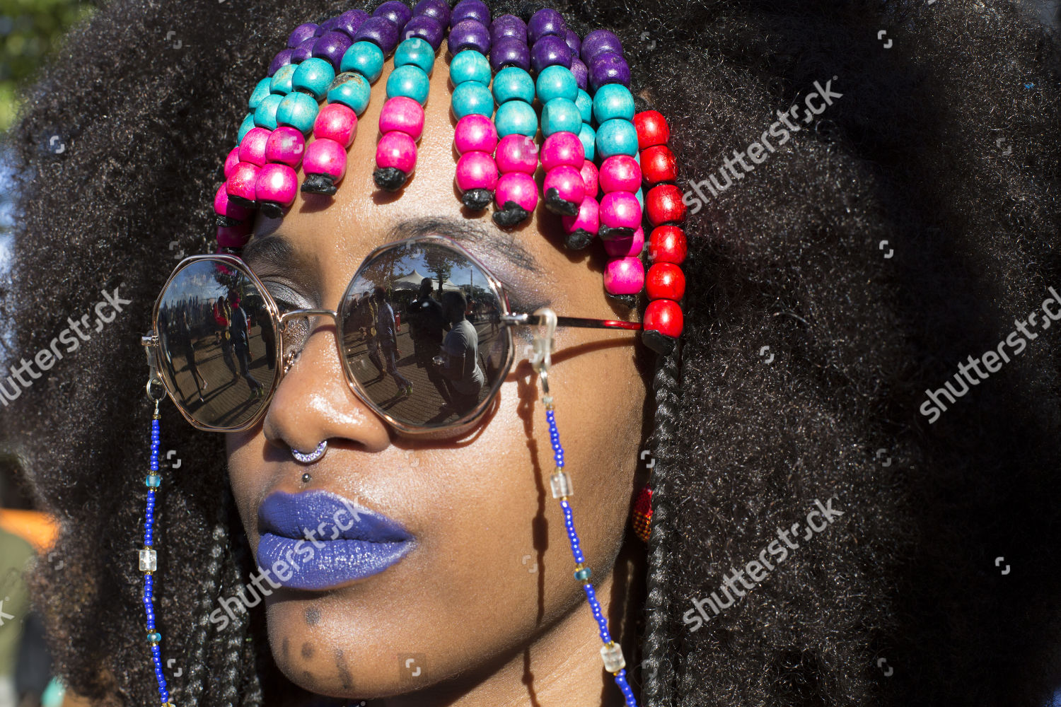 Thandiwe Ntshinga Johannesburg Poses Portrait During Editorial Stock ...