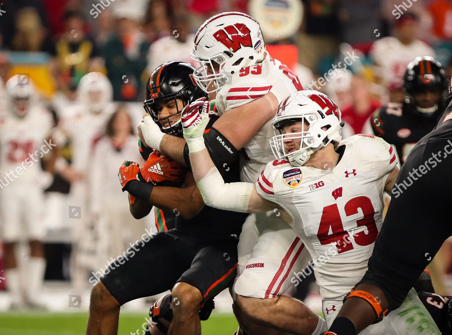 Miami Hurricanes Running Back Travis Homer Editorial Stock Photo ...