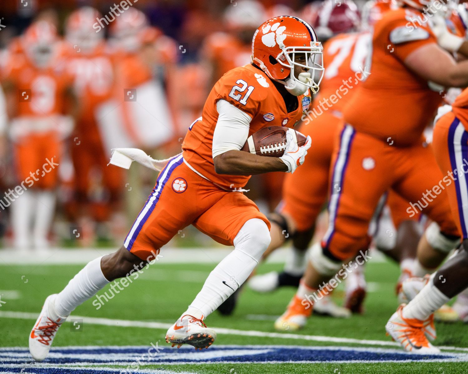 Clemson Tigers Wide Receiver Rayray Mccloud Editorial Stock Photo ...