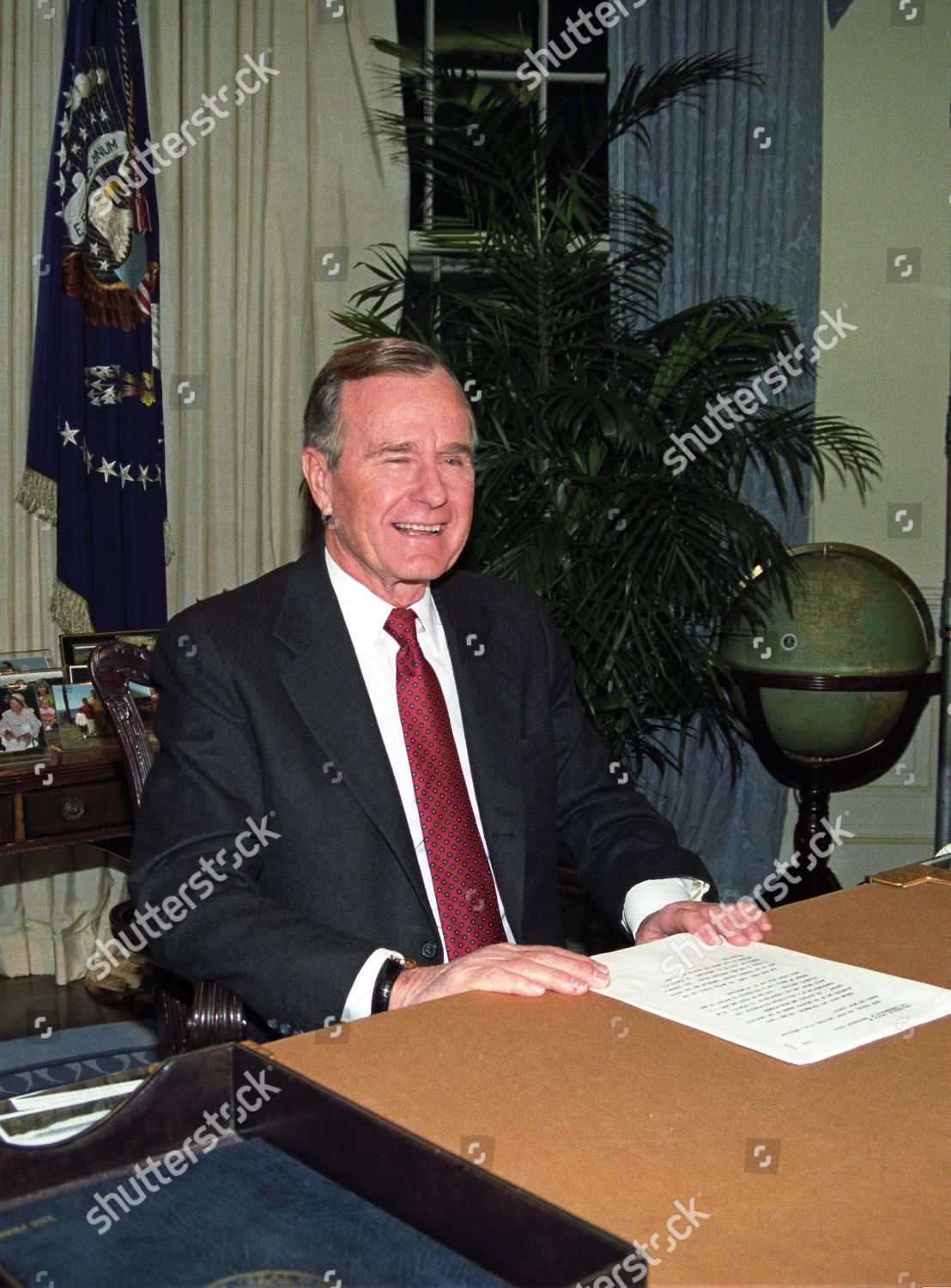 United States President George Hw Bush Editorial Stock Photo - Stock ...