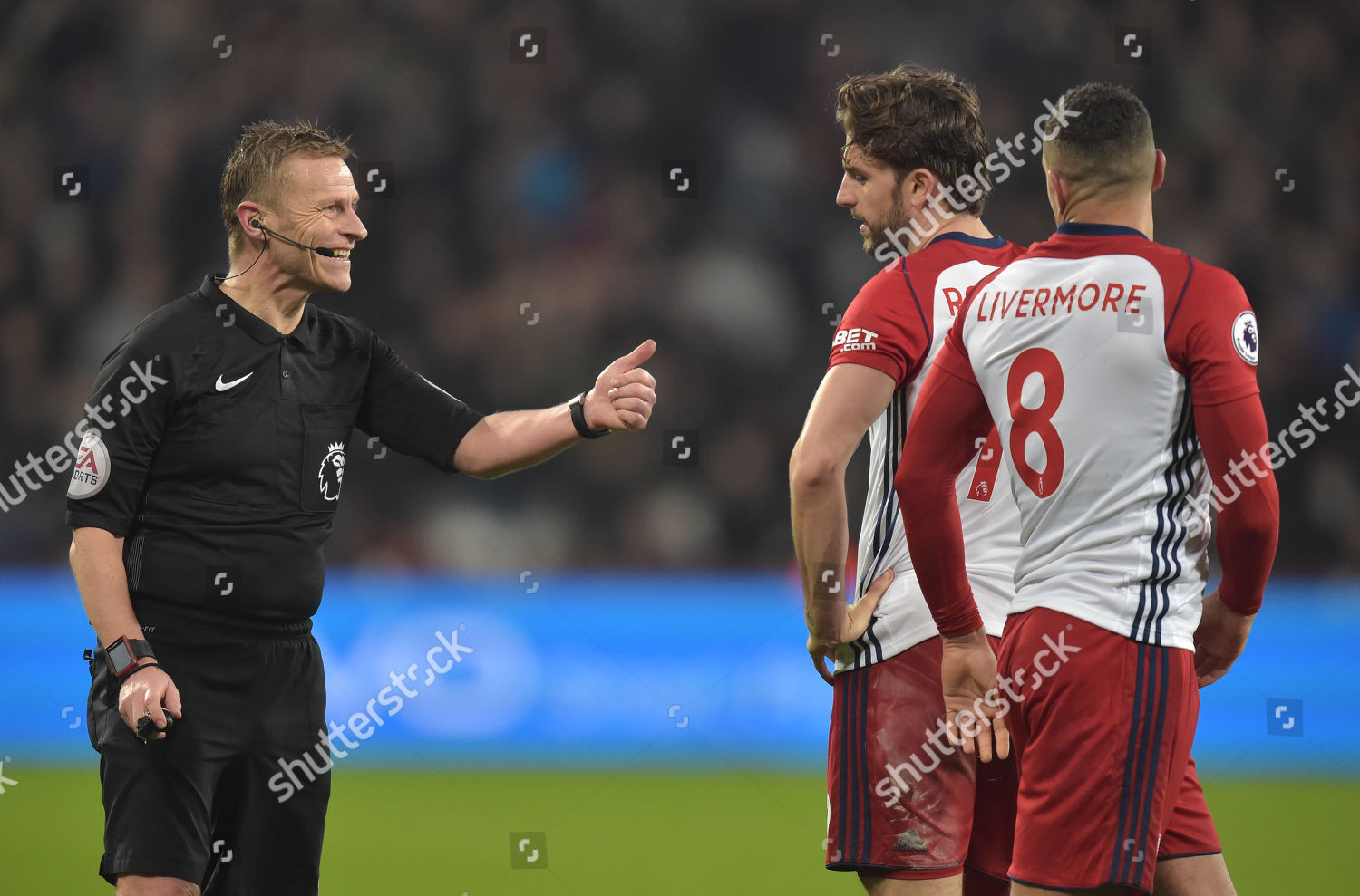 Referee Mike Jones Gives Thumbsup Jay Editorial Stock Photo - Stock ...